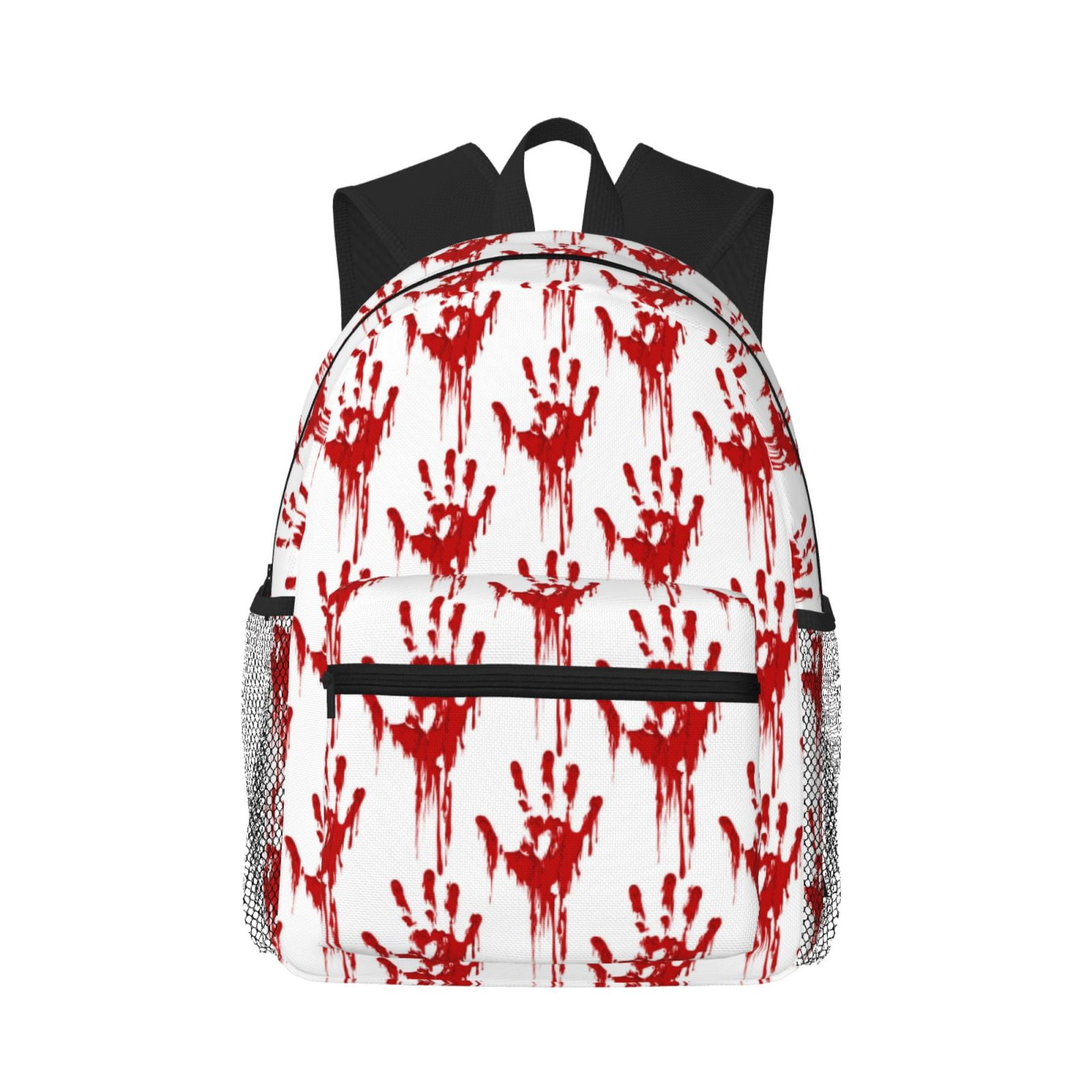 Fotbe Red Bloody Scary Hands Lightweight Casual Laptop Backpack for Men ...