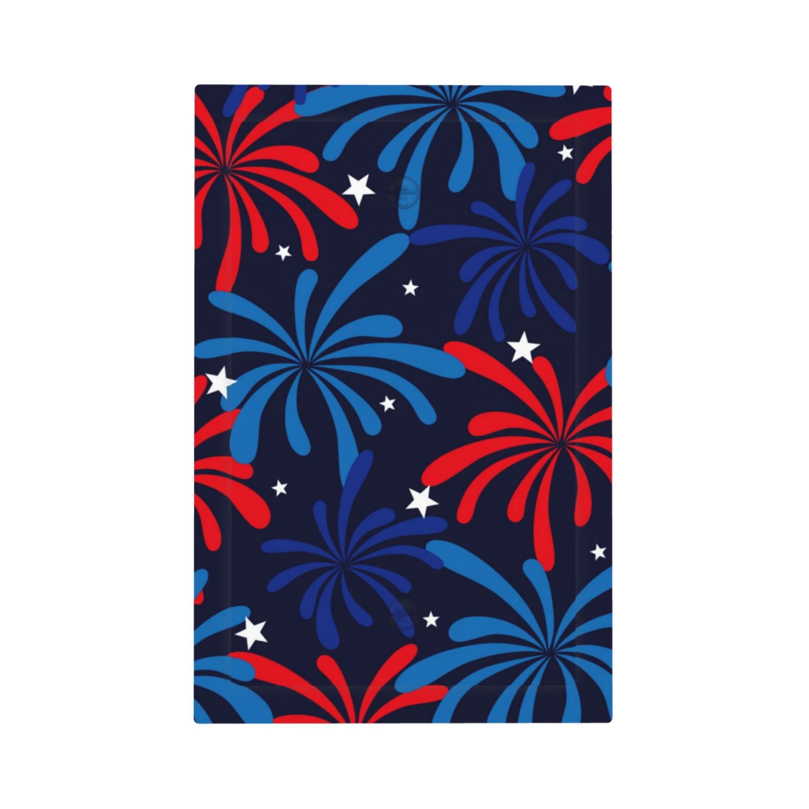 Fotbe Red White Blue Fireworks Print Duplex Receptacle Wall Plate, 1 ...