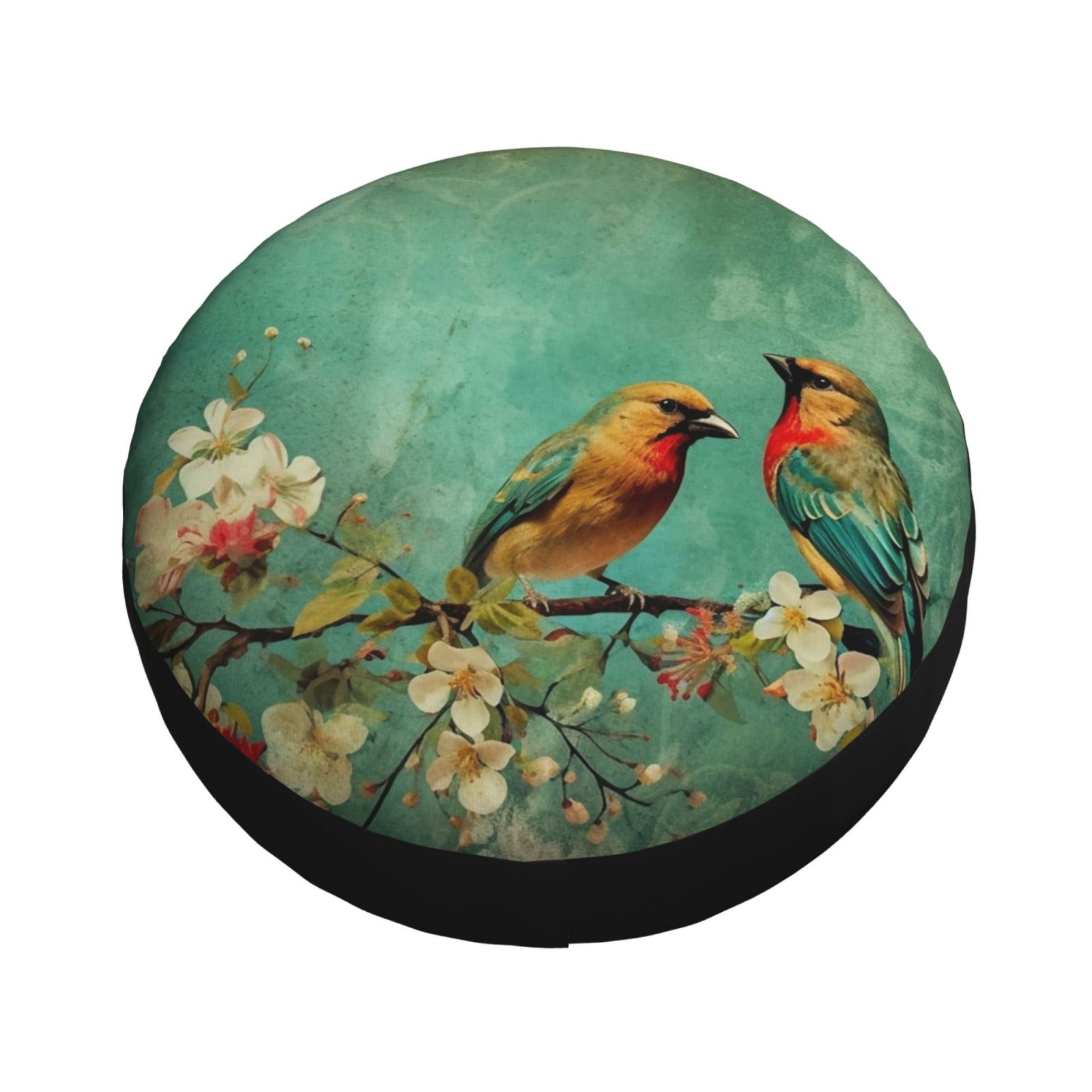 Fotbe Retro Birds Spare Tire Cover Thickening Universal Fit for Jeep ...