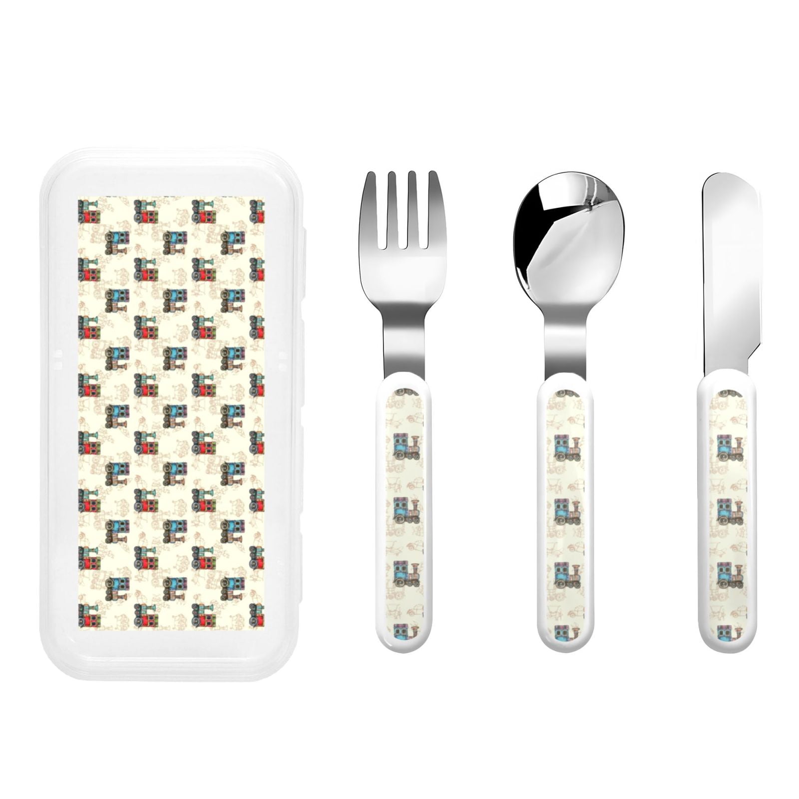 Fotbe Retro Steampunk Vehicle for Stainless Steel Kids Silverware Set ...