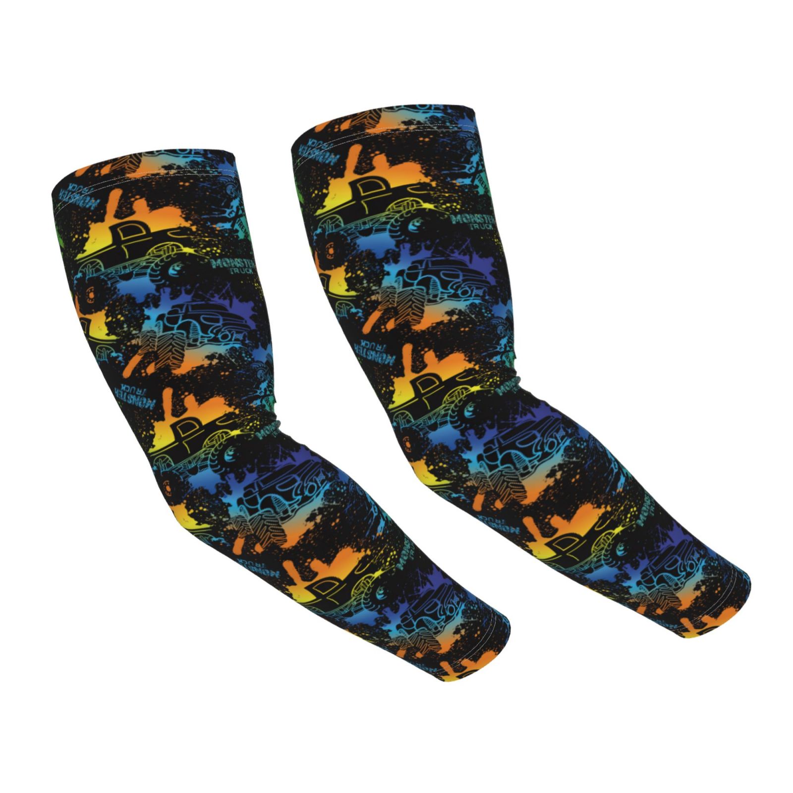 Fotbe Retro Truck UV Sun Protection Arm Sleeves - Tattoo Cover Up ...
