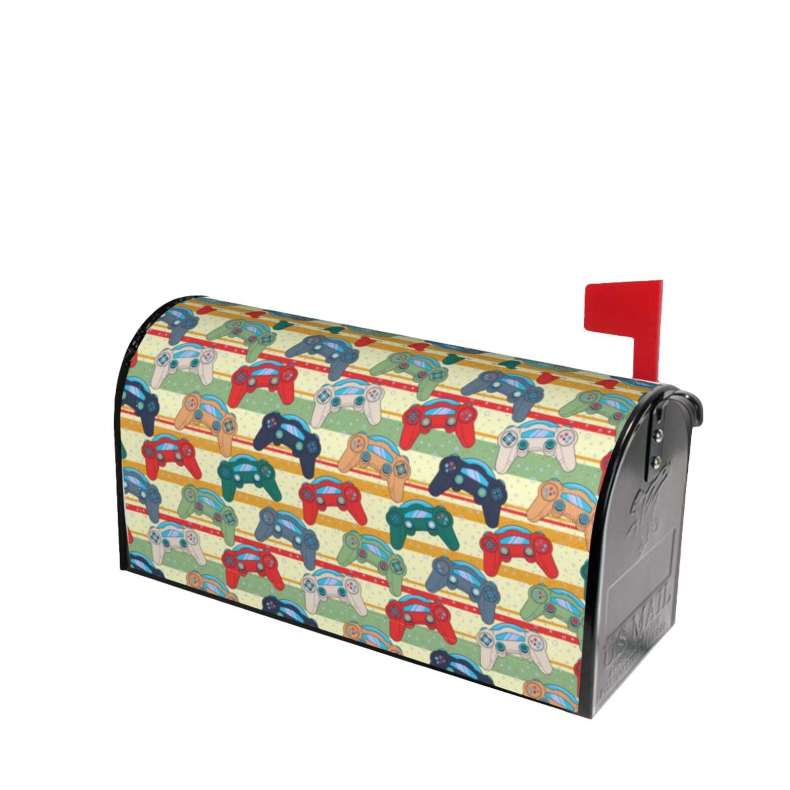 Fotbe Retro With Joysticks Mailbox Covers Post Letter Box Cover Garden ...