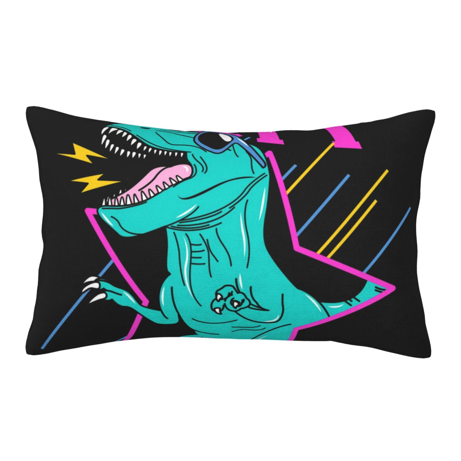 Fotbe Rex Dinosaur With Sunglasses Pillow Cases - Envelope Closure ...