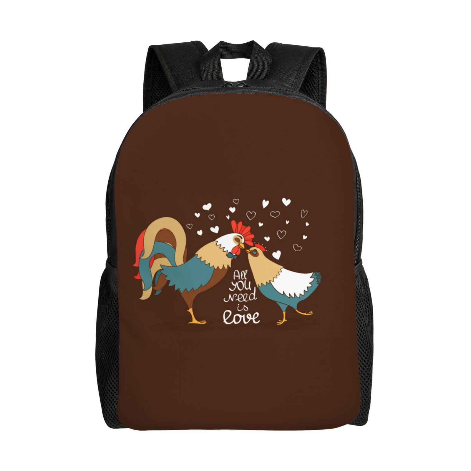 Fotbe Rooster And Chicken Travel Laptop Backpack, Business Slim Sturdy ...