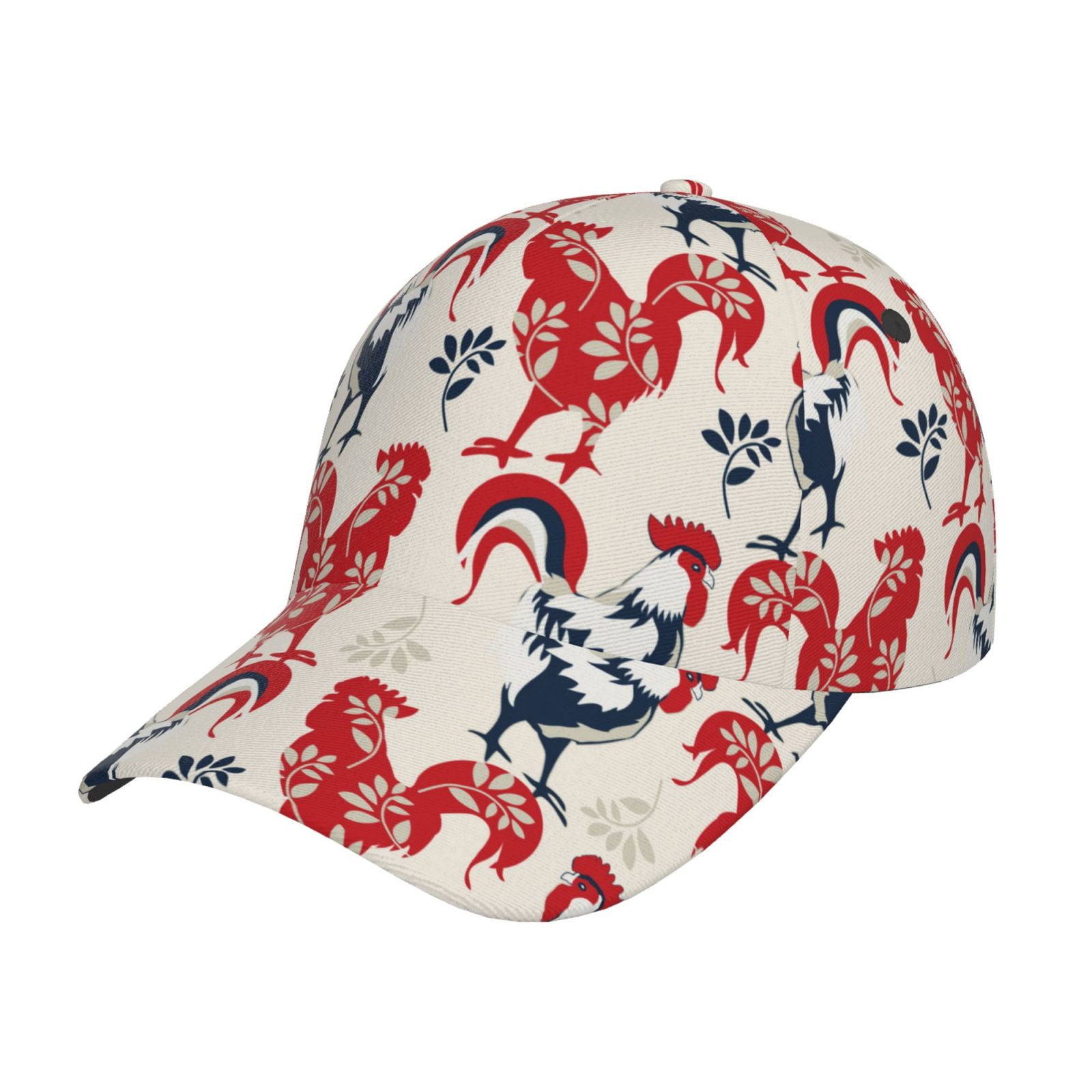 Fotbe Roosters Baseball Cap, Roosters Print Dad Hat,Outdoor Hat ...
