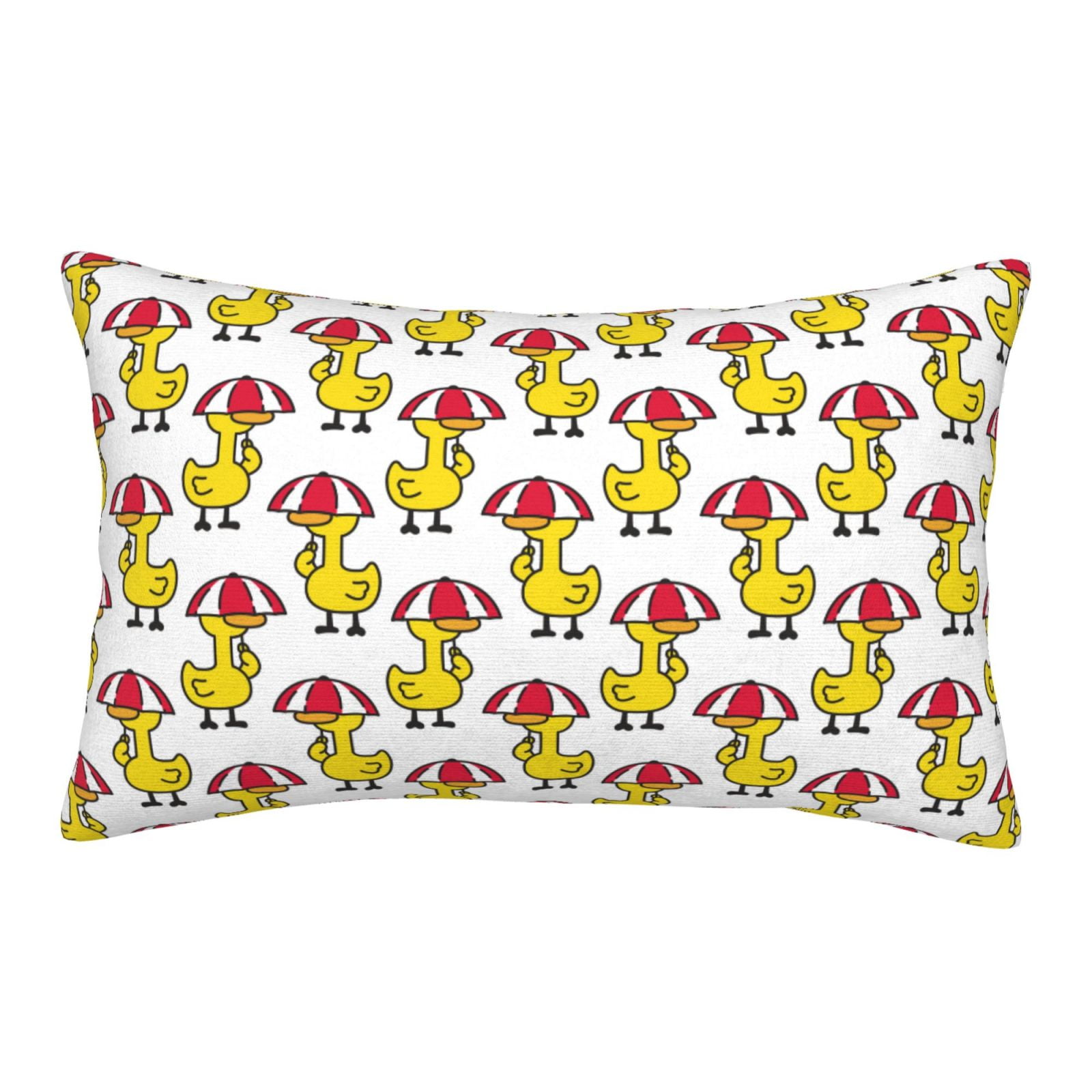 Fotbe Rubber Duck Chicken Bird Pillow Cases - Envelope Closure - Luxury ...