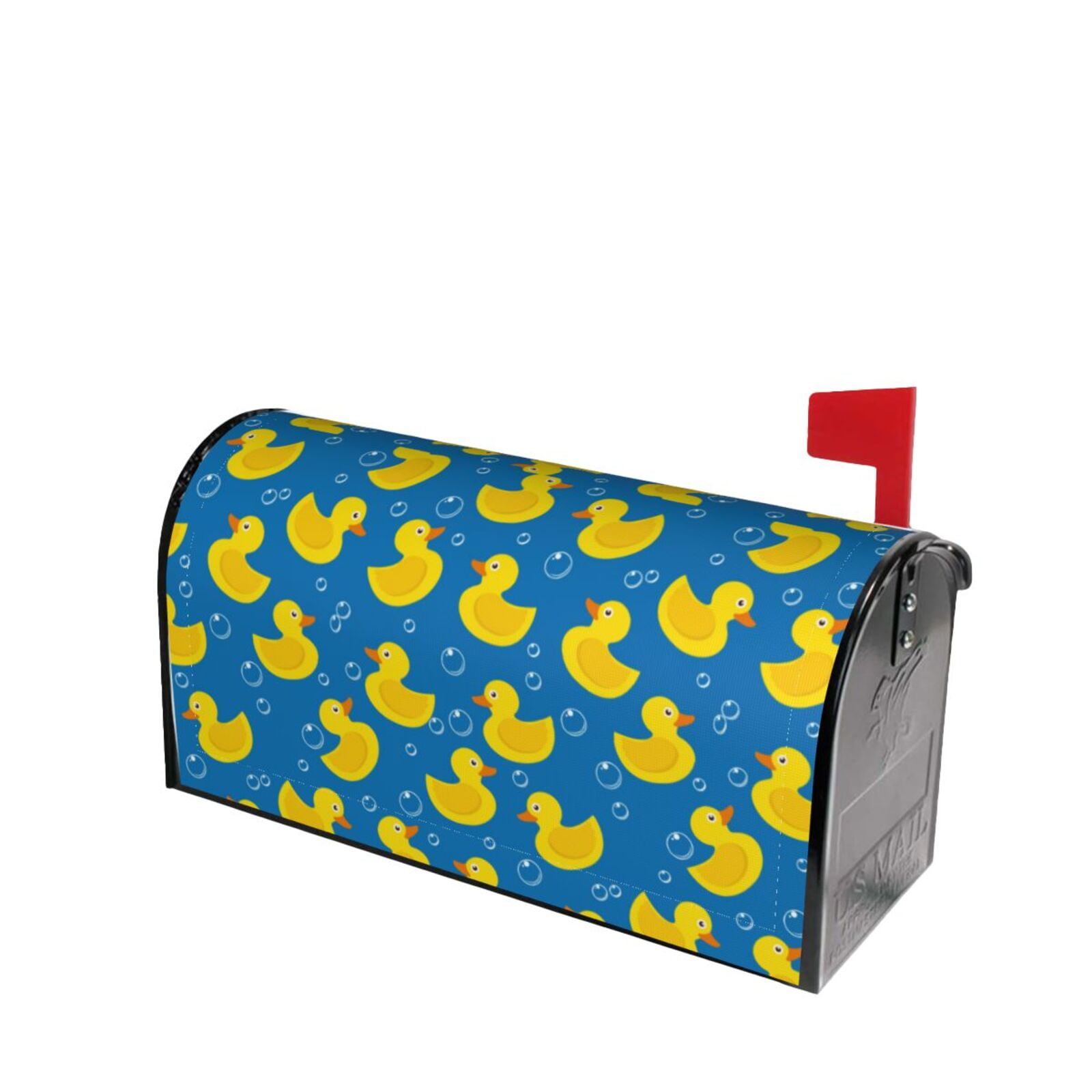 Fotbe Rubber Duck Mailbox Covers Post Letter Box Cover Garden Decor ...