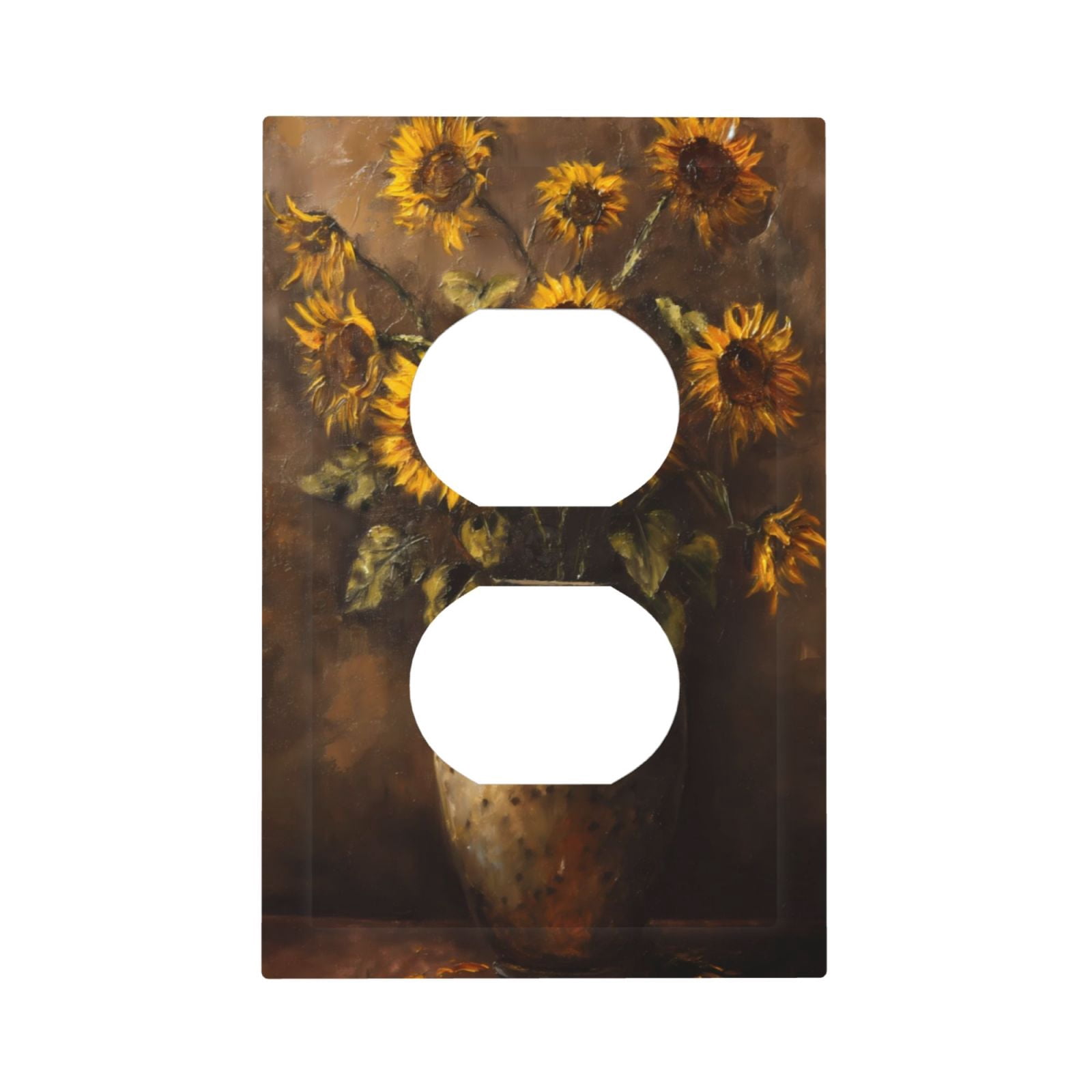 Fotbe Rustic Sunflower Bouquet Print Duplex Receptacle Wall Plate, 1 ...