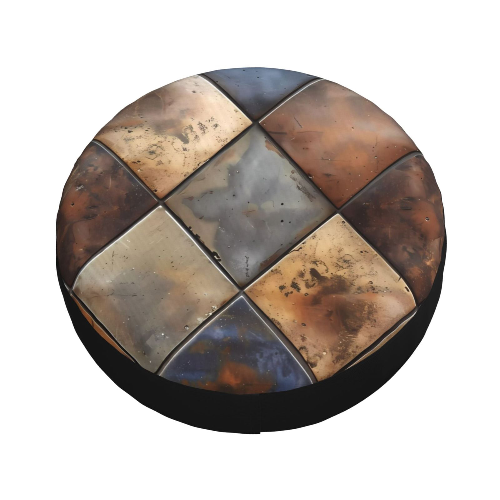 Fotbe Rustic Tile Pattern Spare Tire Cover Thickening Universal Fit for ...