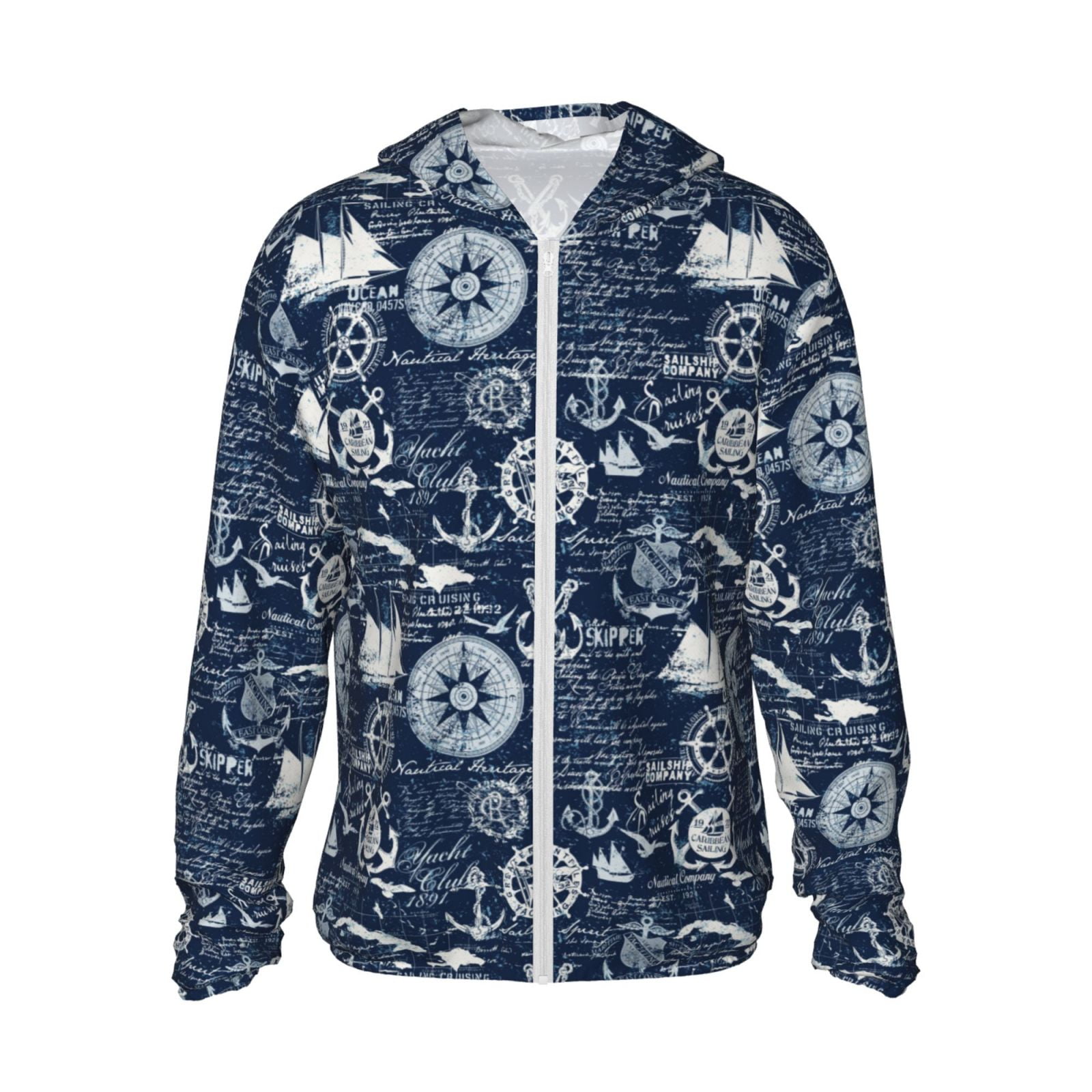 Fotbe Sailing Cruises Nautical Men's Women's UPF 50+ Sun Protection ...