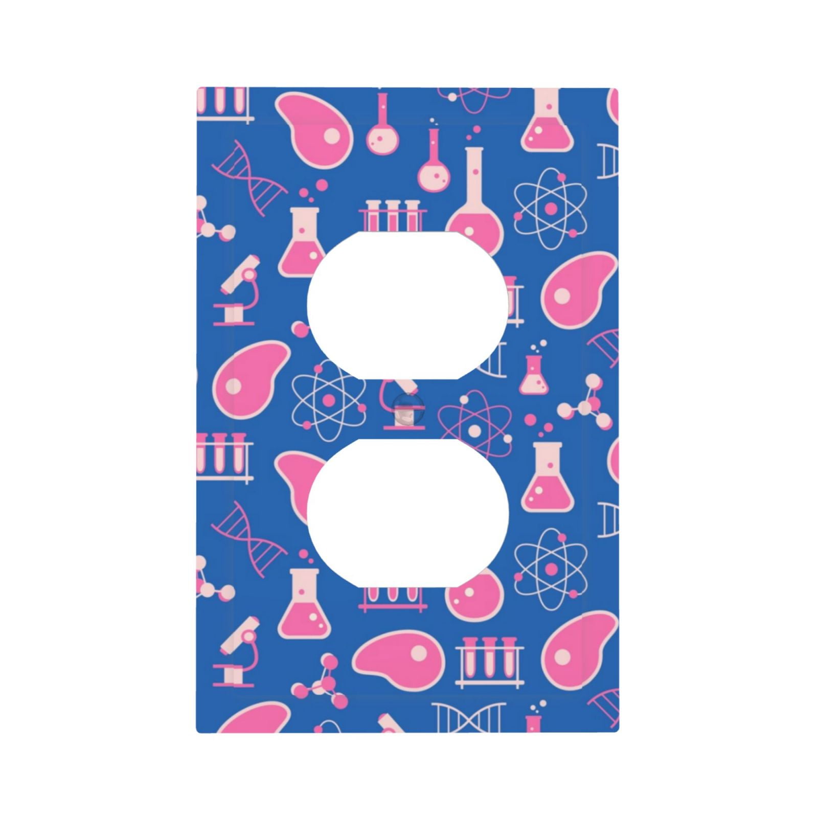 Fotbe Science Experiment Print Duplex Receptacle Wall Plate, 1-Gang 5.0 ...