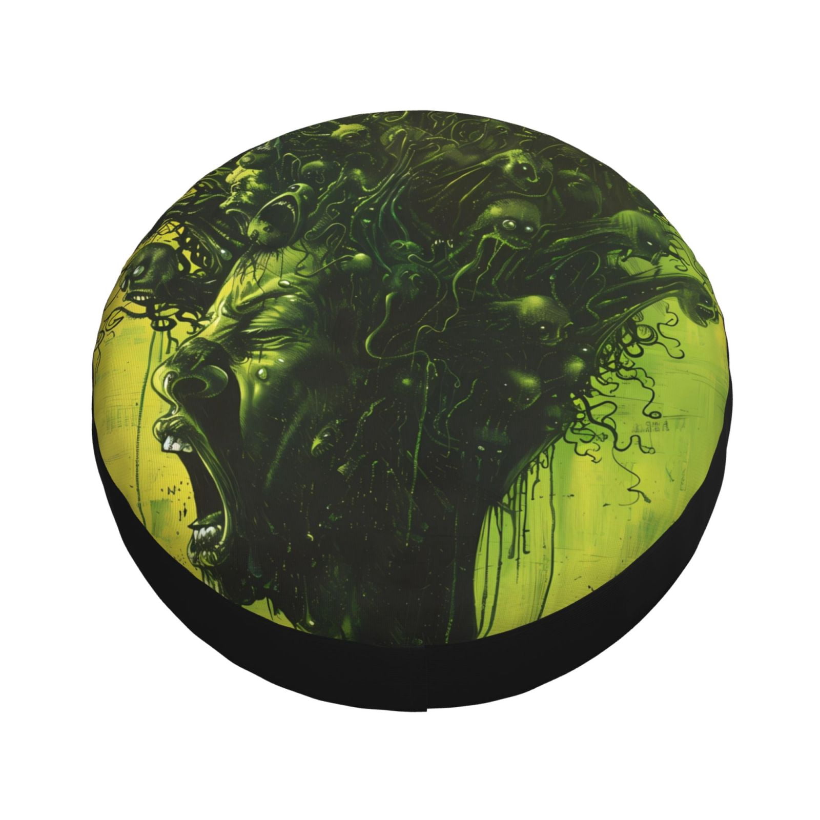 Fotbe Screaming Horror Art Spare Tire Cover Thickening Universal Fit ...