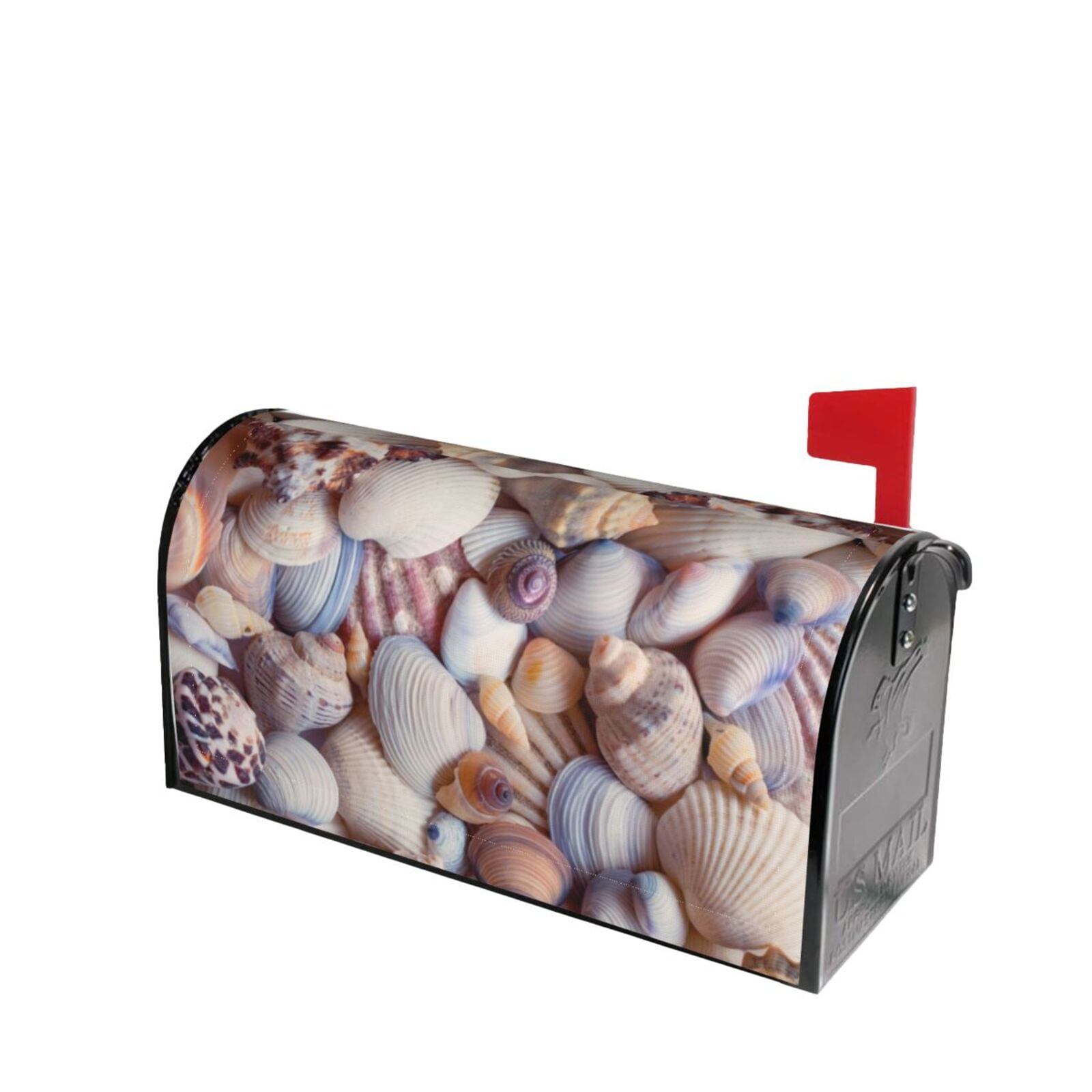 Fotbe Sea Shells Mailbox Covers Post Letter Box Cover Garden Decor ...