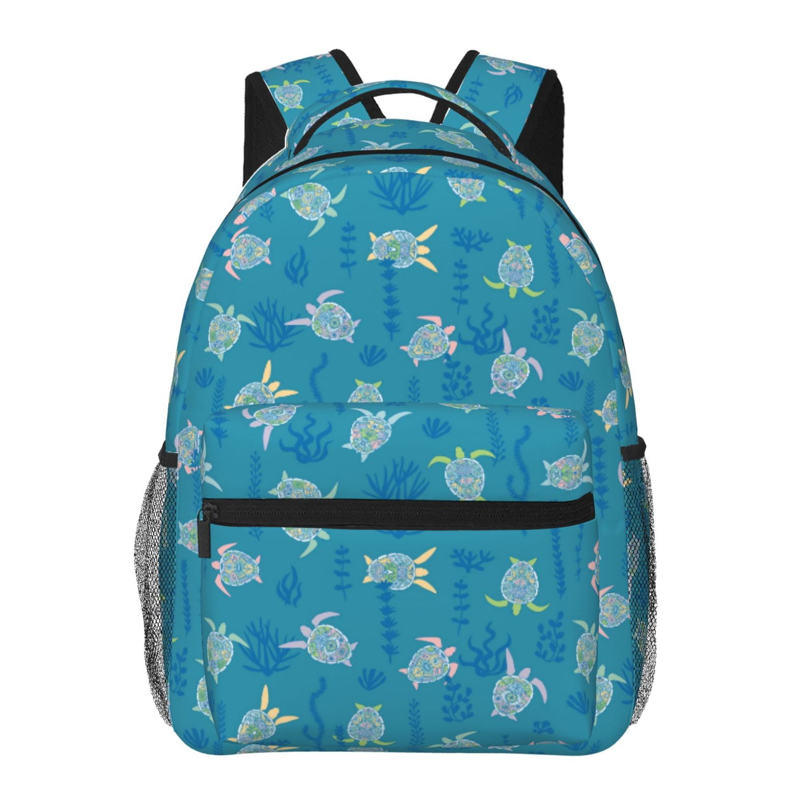 Fotbe Sea Turtle Pattern Casual Backpack for School, Travel, and ...