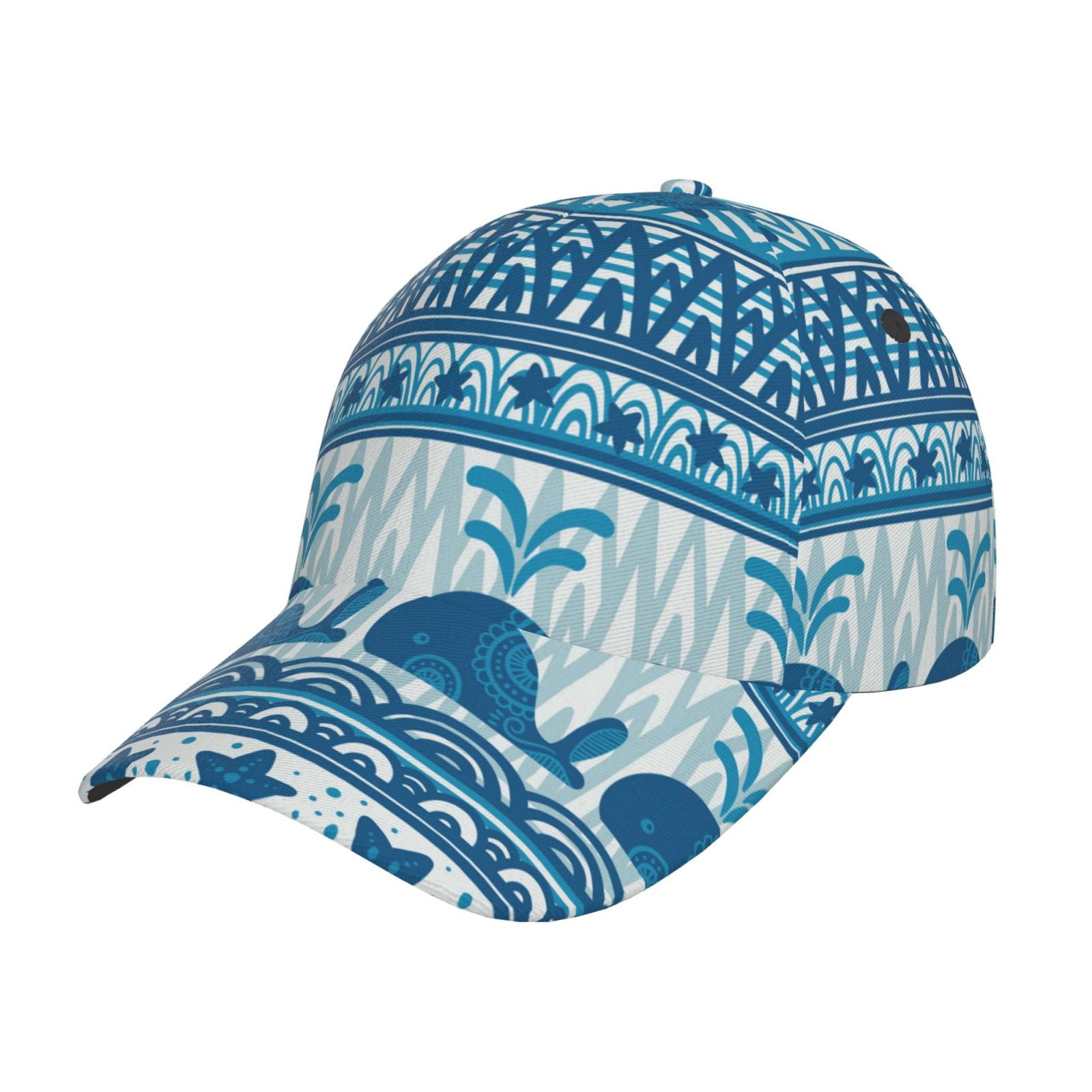 Fotbe Sea Underwater Animals Baseball Cap, Sea Underwater Animals Print ...