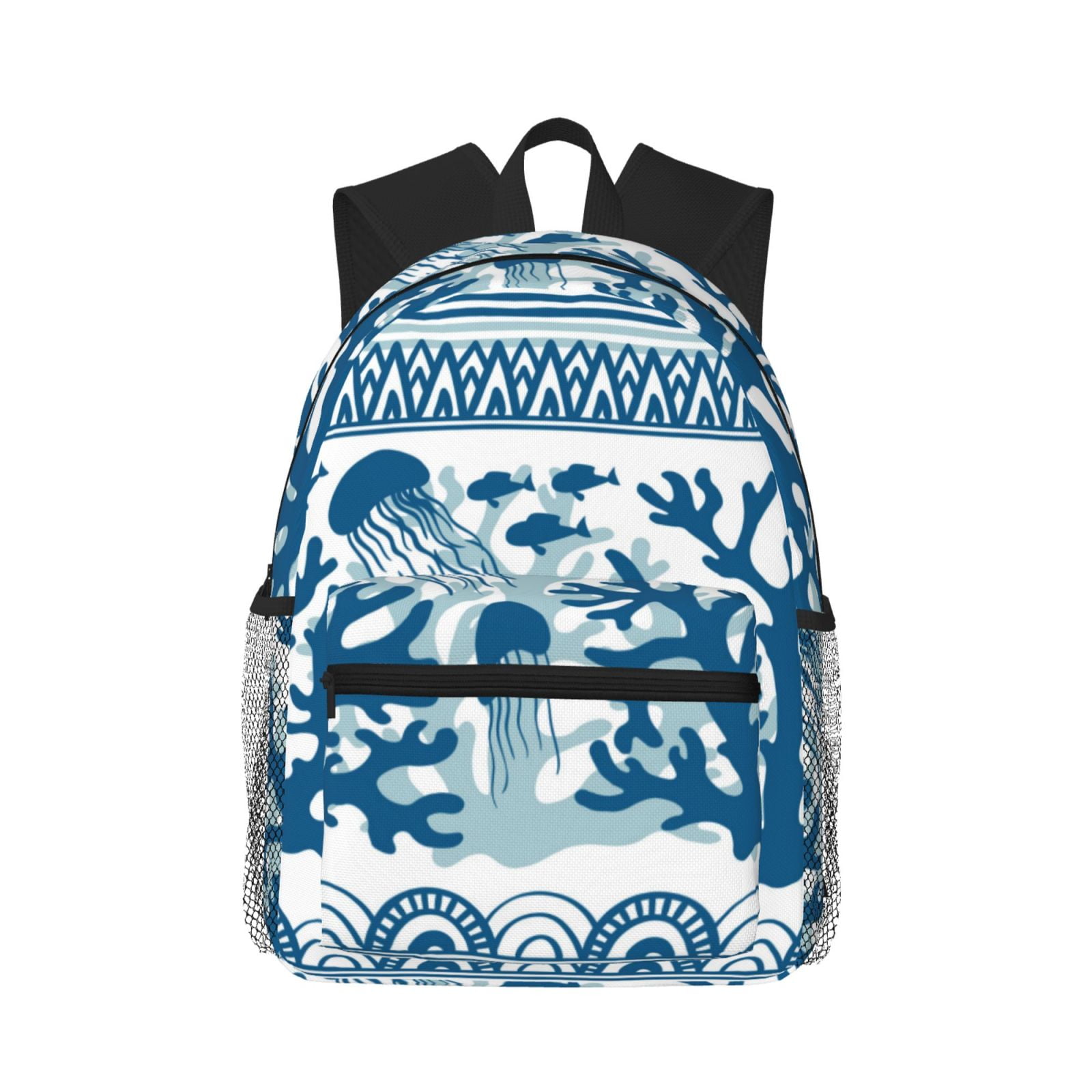 Fotbe Sea Underwater Jellyfish Lightweight Casual Laptop Backpack for ...