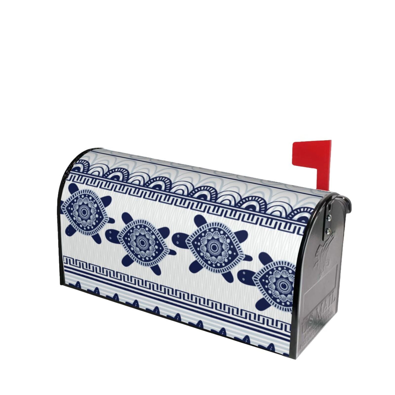 Fotbe Sea Underwater Turtles Mailbox Covers Post Letter Box Cover ...
