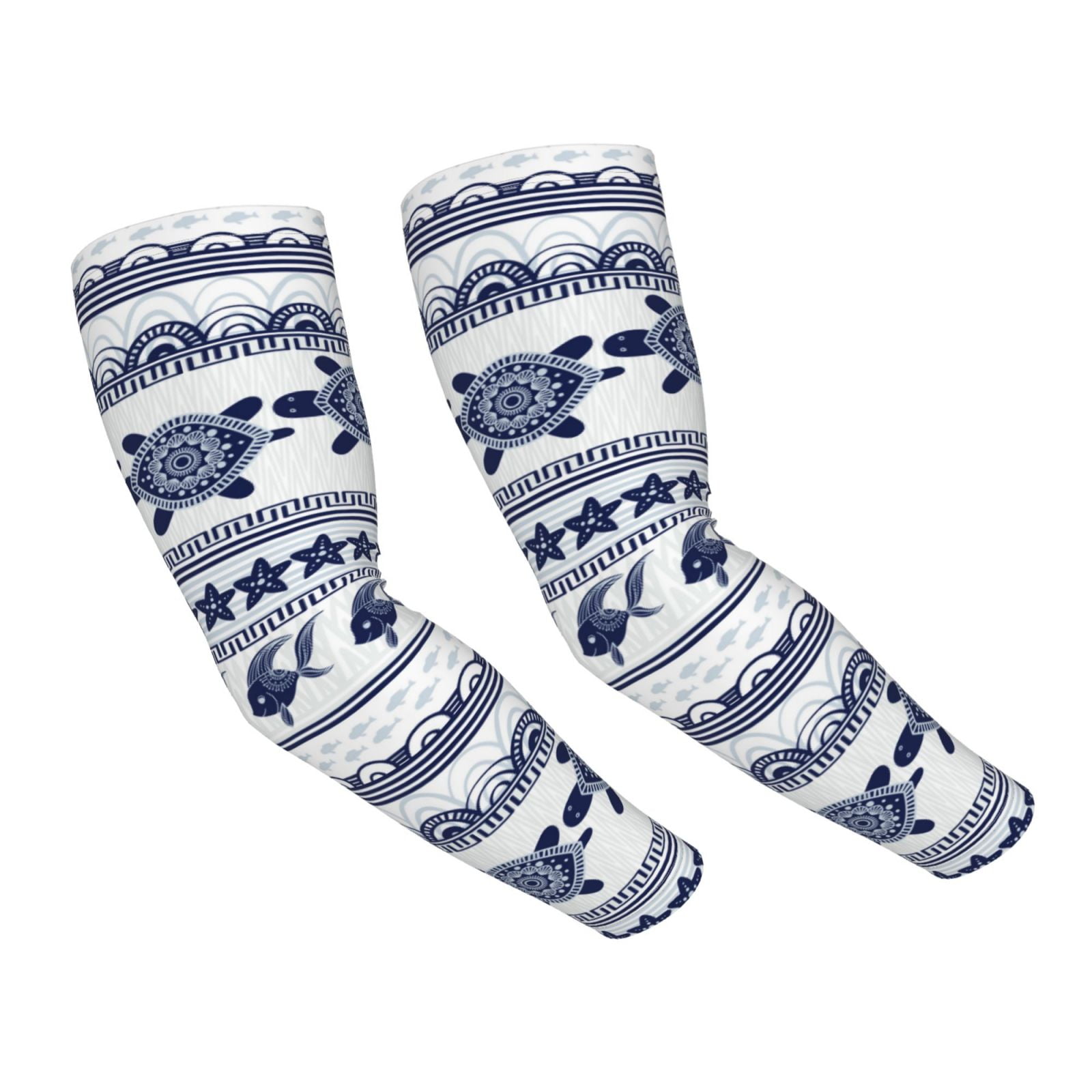 Fotbe Sea Underwater Turtles UV Sun Protection Arm Sleeves - Tattoo ...