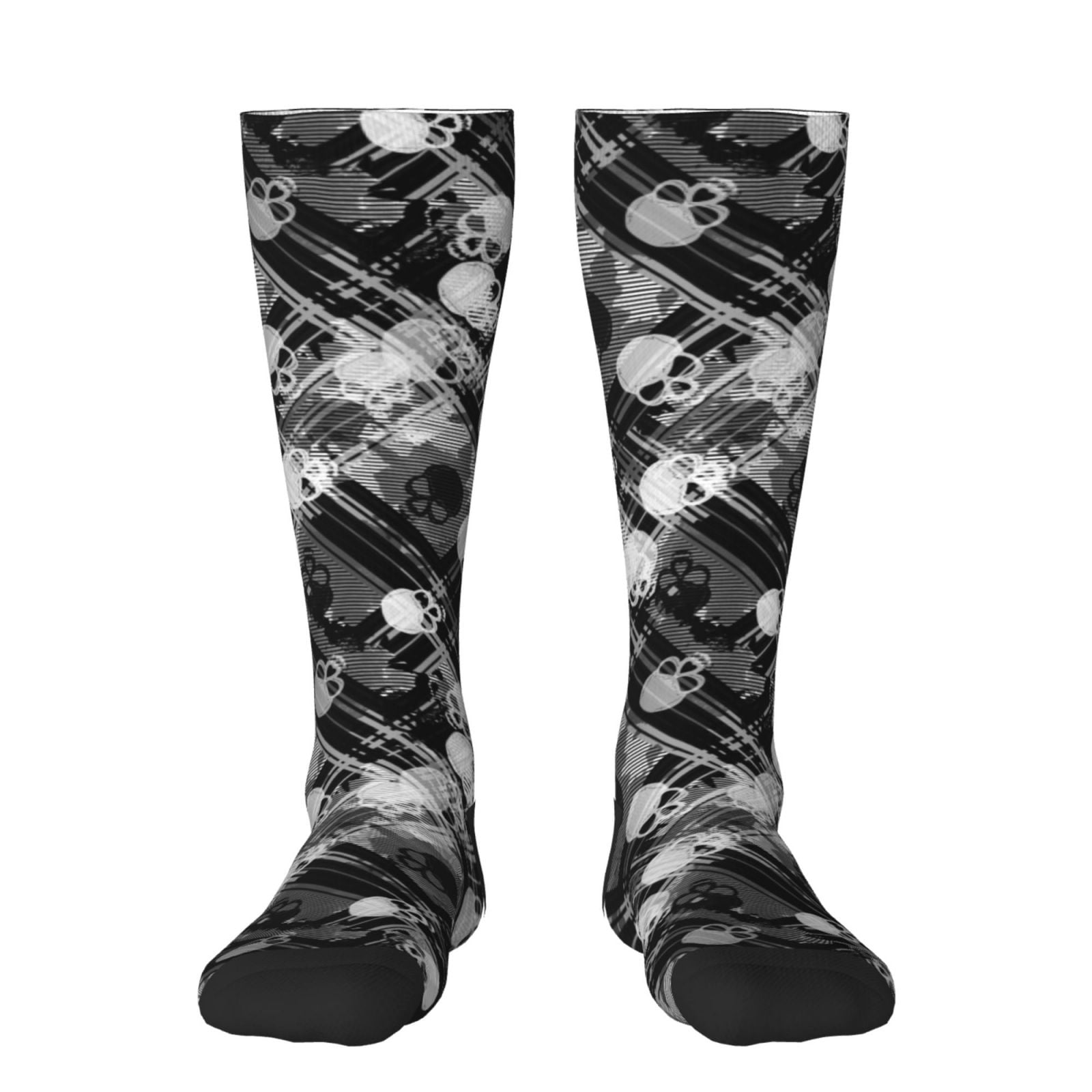 Fotbe Seamless Pattern With Skulls print Women's Men's Novelty Crew ...