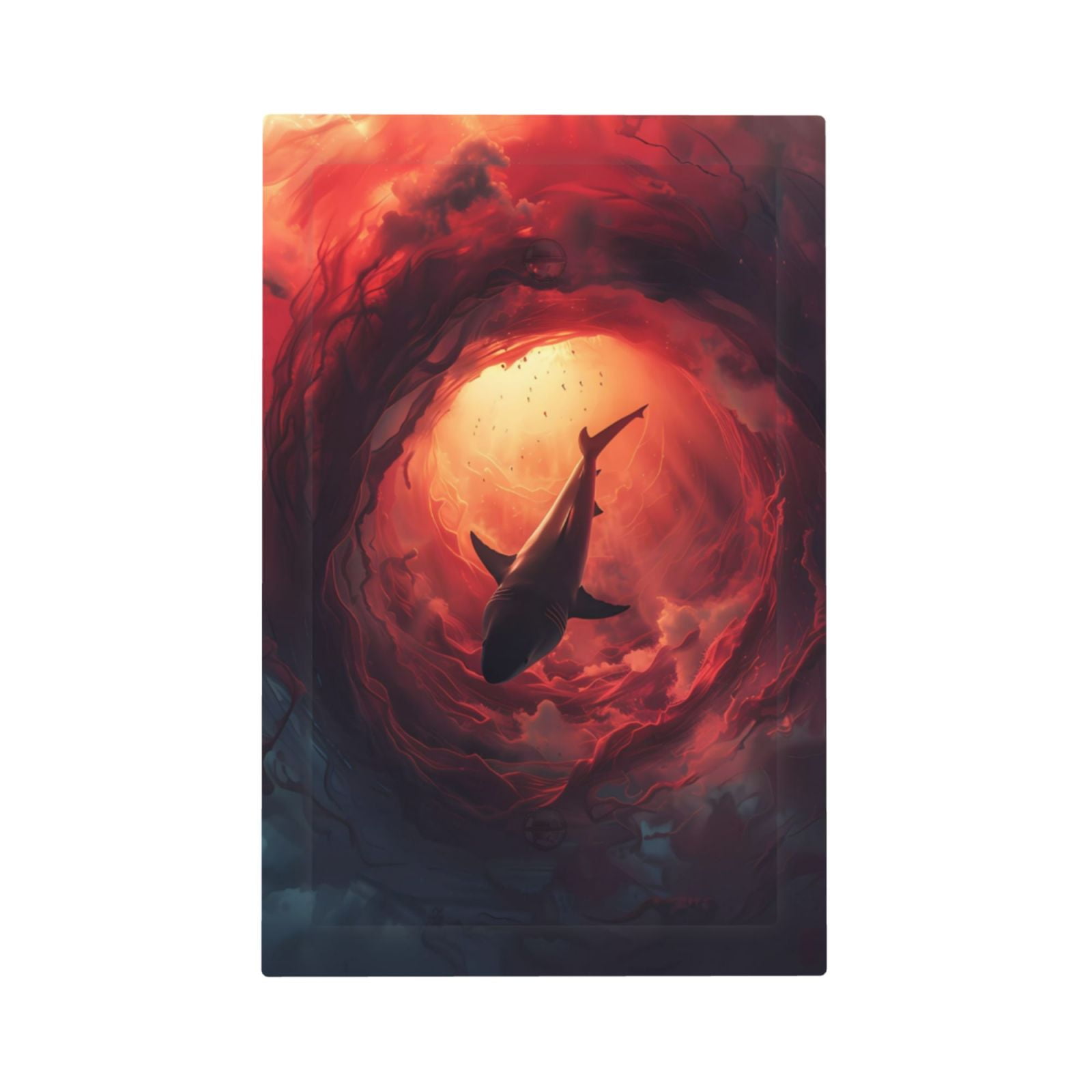 Fotbe Shark Underwater Vortex Print Duplex Receptacle Wall Plate, 1 ...