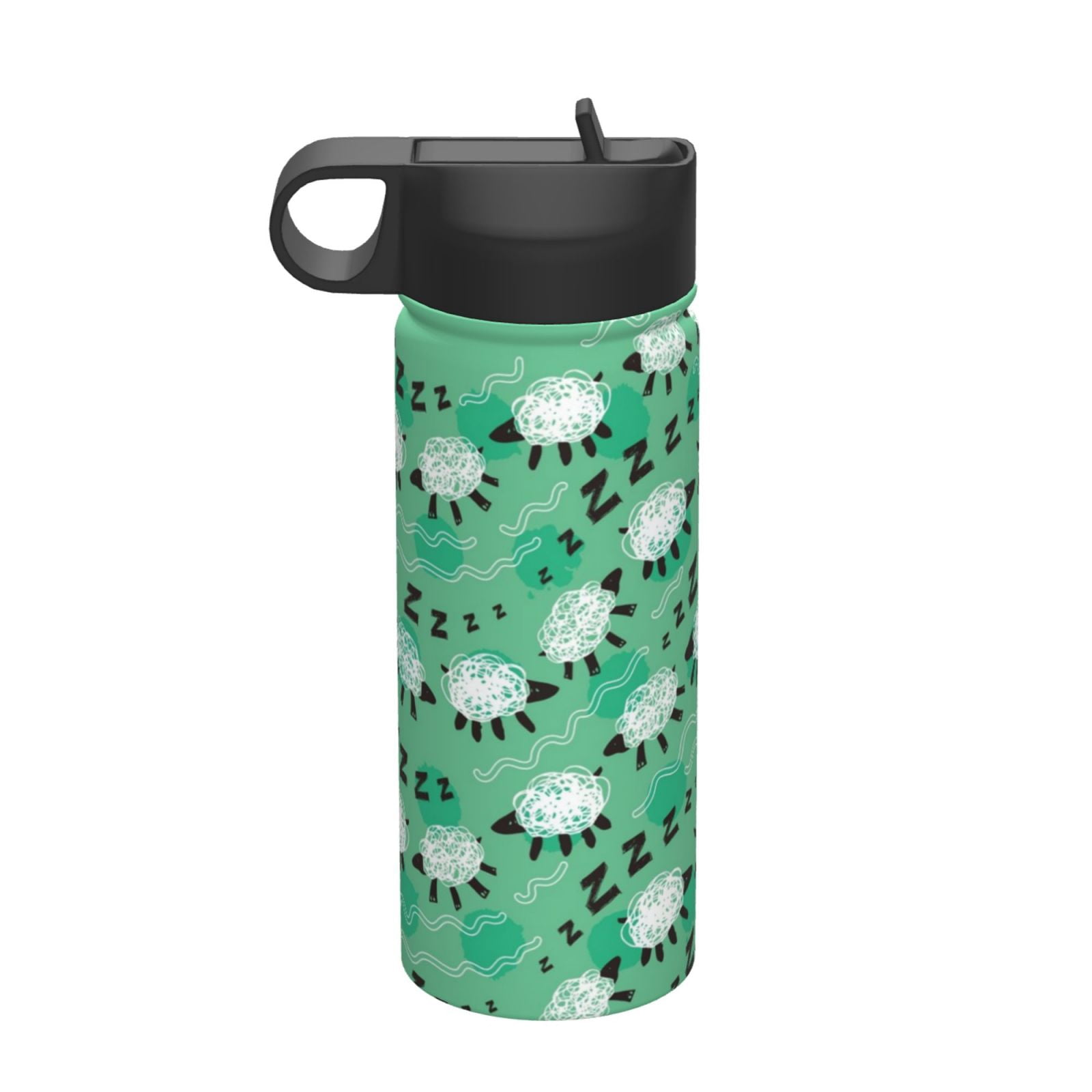 Fotbe Sheep Zzz Pattern 18oz Sports Insulated Kettle Stainless Steel ...