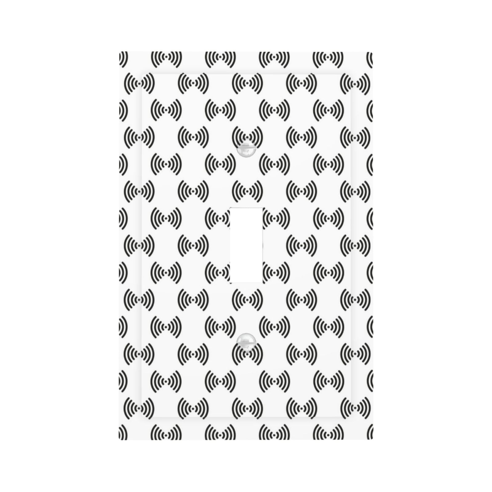 Fotbe Signal Icon Print Duplex Receptacle Wall Plate, 1-Gang 5.0" x3.0 ...