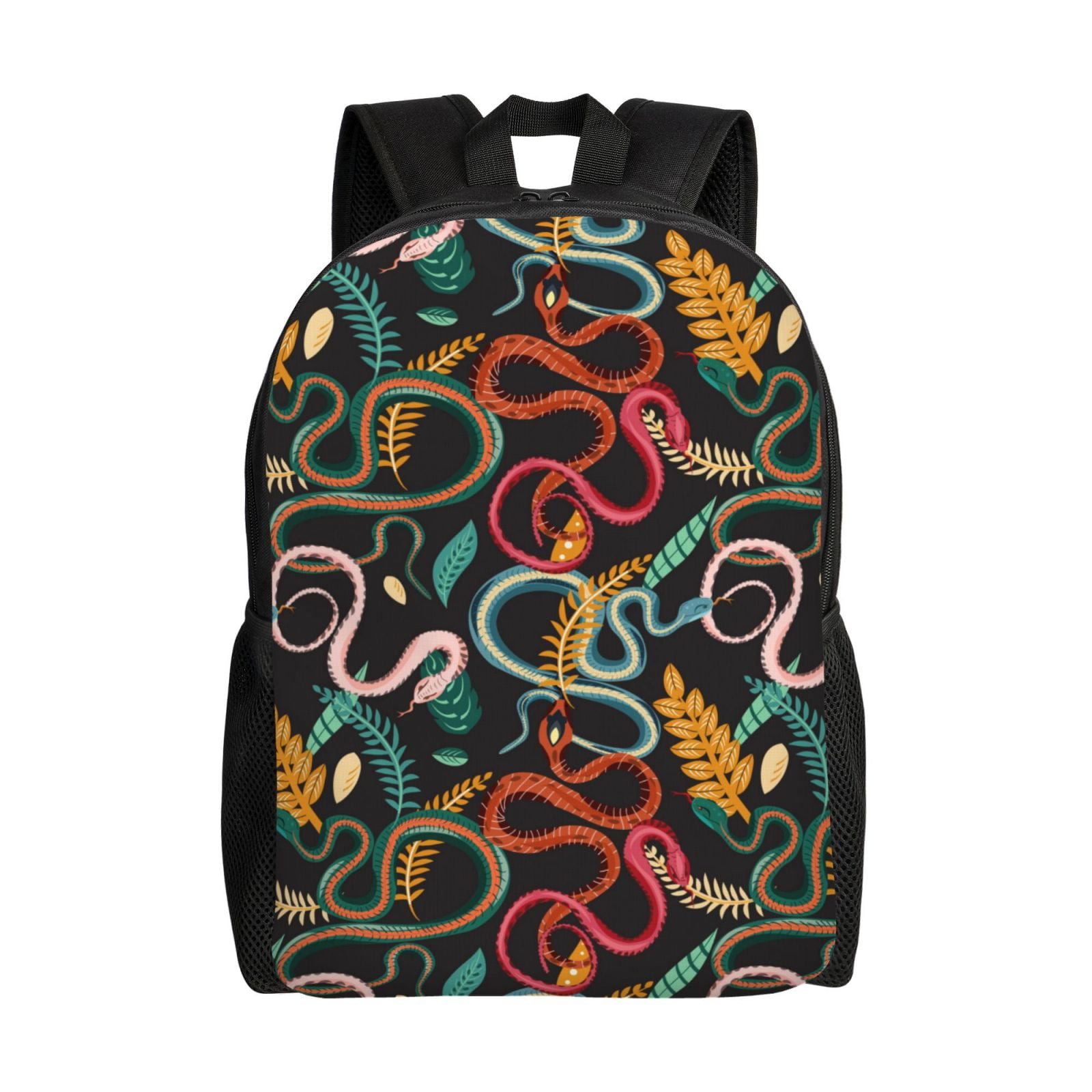 Fotbe Snake And Flower Travel Laptop Backpack, Business Slim Sturdy ...