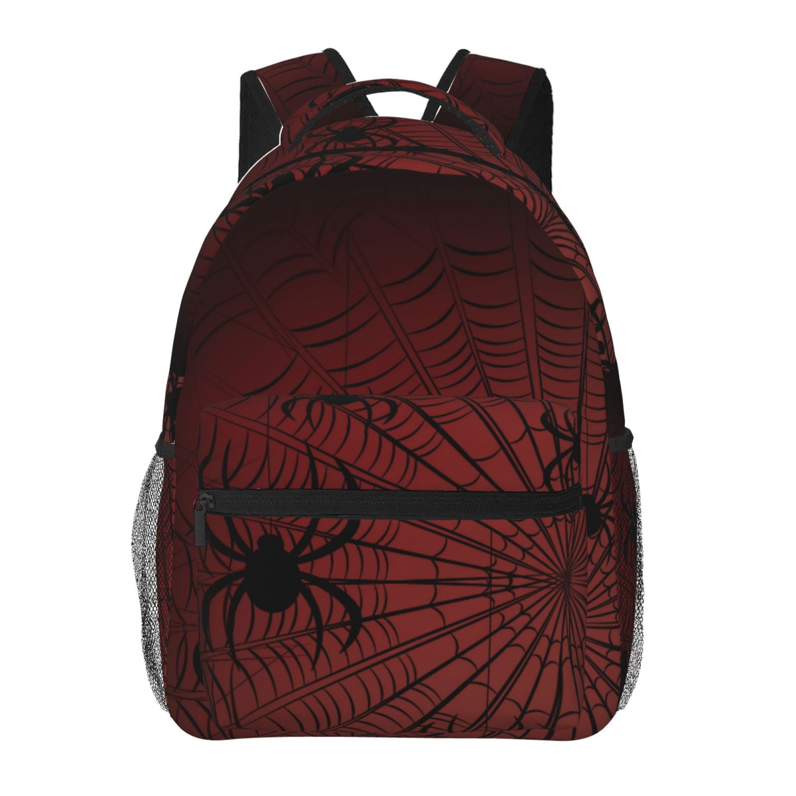 Fotbe Spiders On A Web Pattern Casual Backpack for School, Travel, and ...