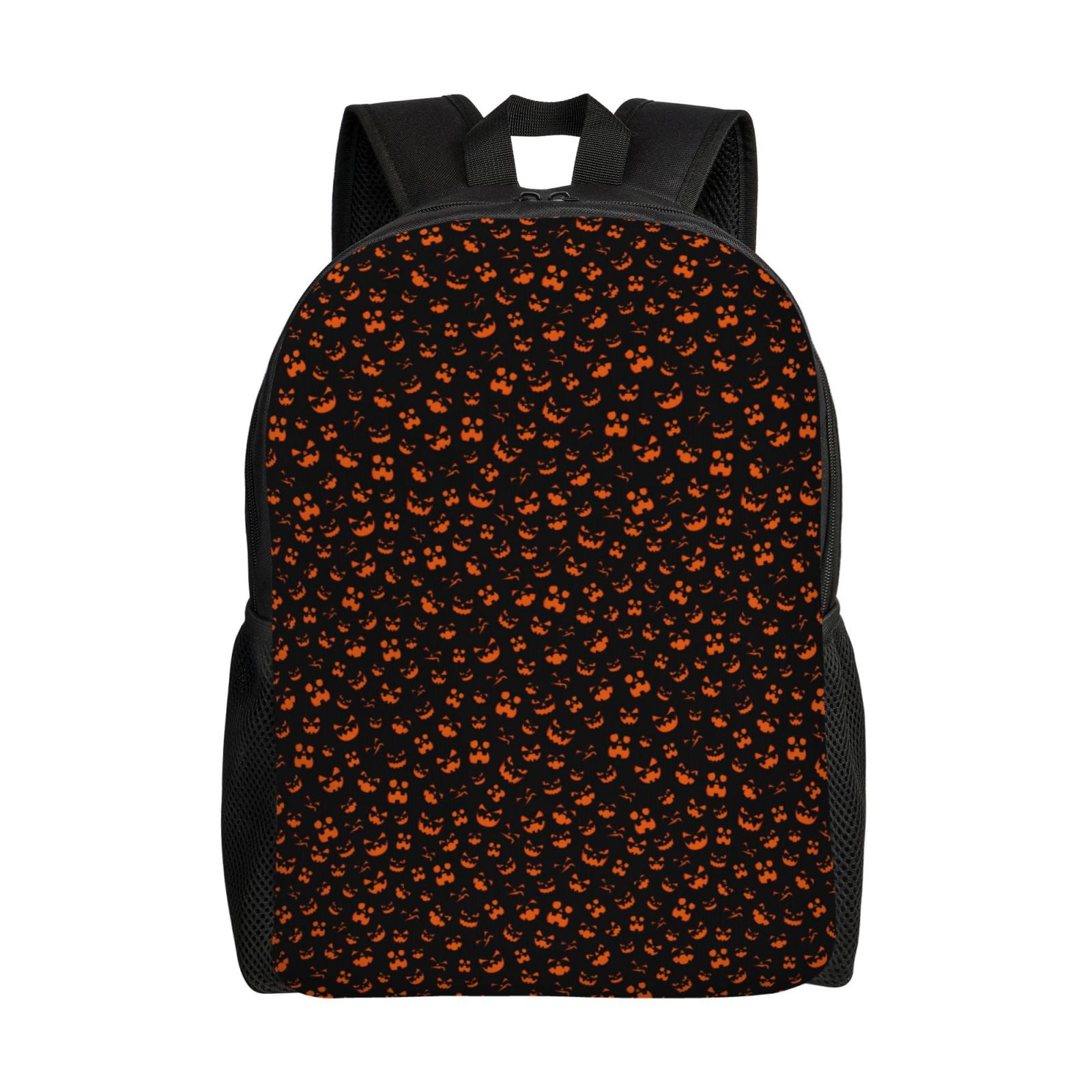 Fotbe Spooky Pumpkin Face Travel Laptop Backpack, Business Slim Sturdy ...