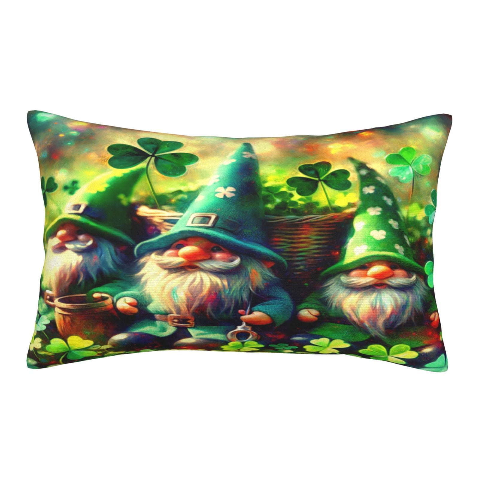 Fotbe St. Patrick's Day USA Flag Pattern Pillow Cases - Envelope ...
