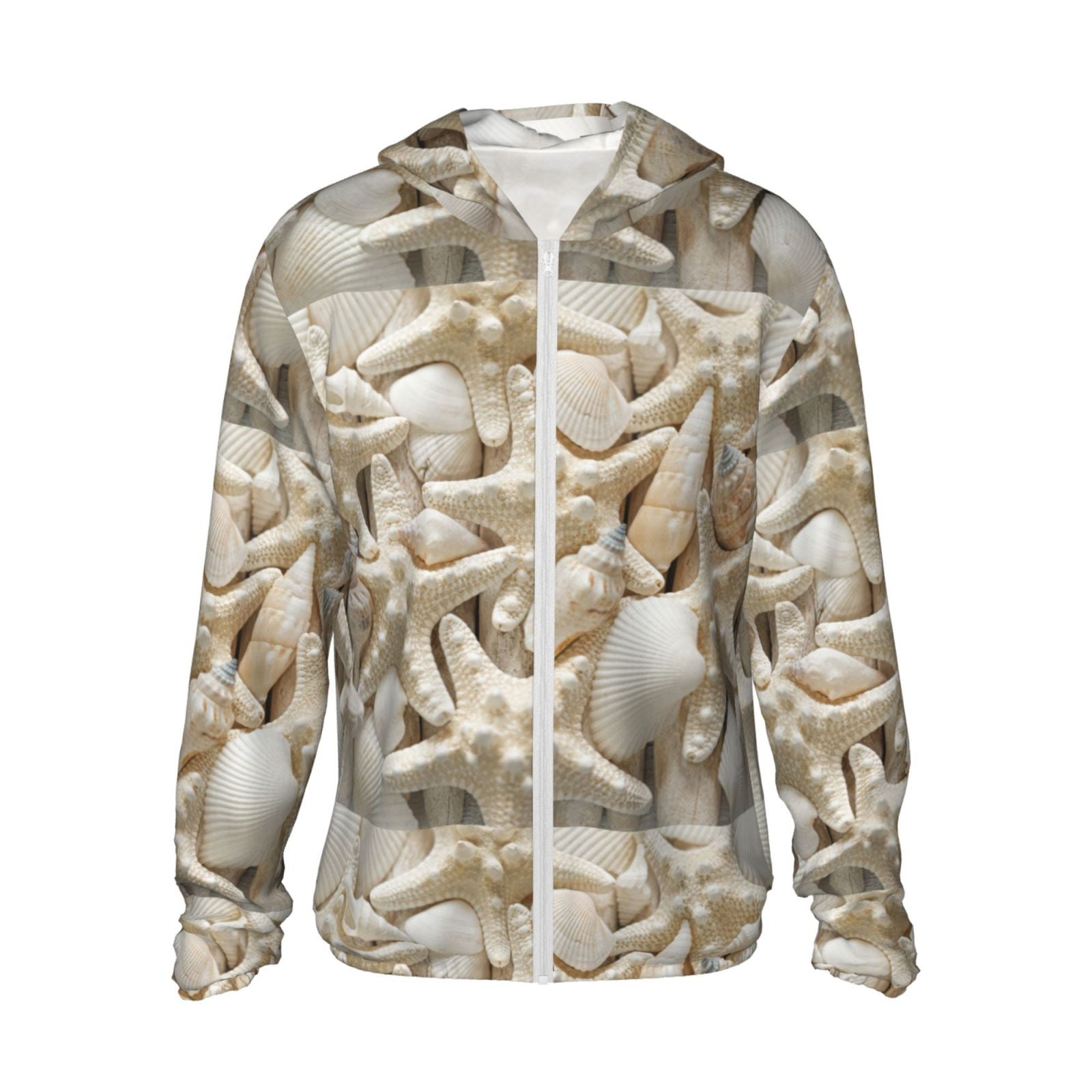 Fotbe Starfish and Sea Shells Men's Women's UPF 50+ Sun Protection ...