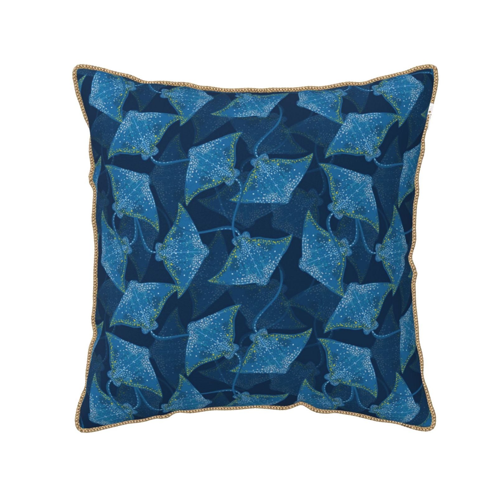 Fotbe Stingray Pattern Velvet Decorative Throw Pillow Covers with ...