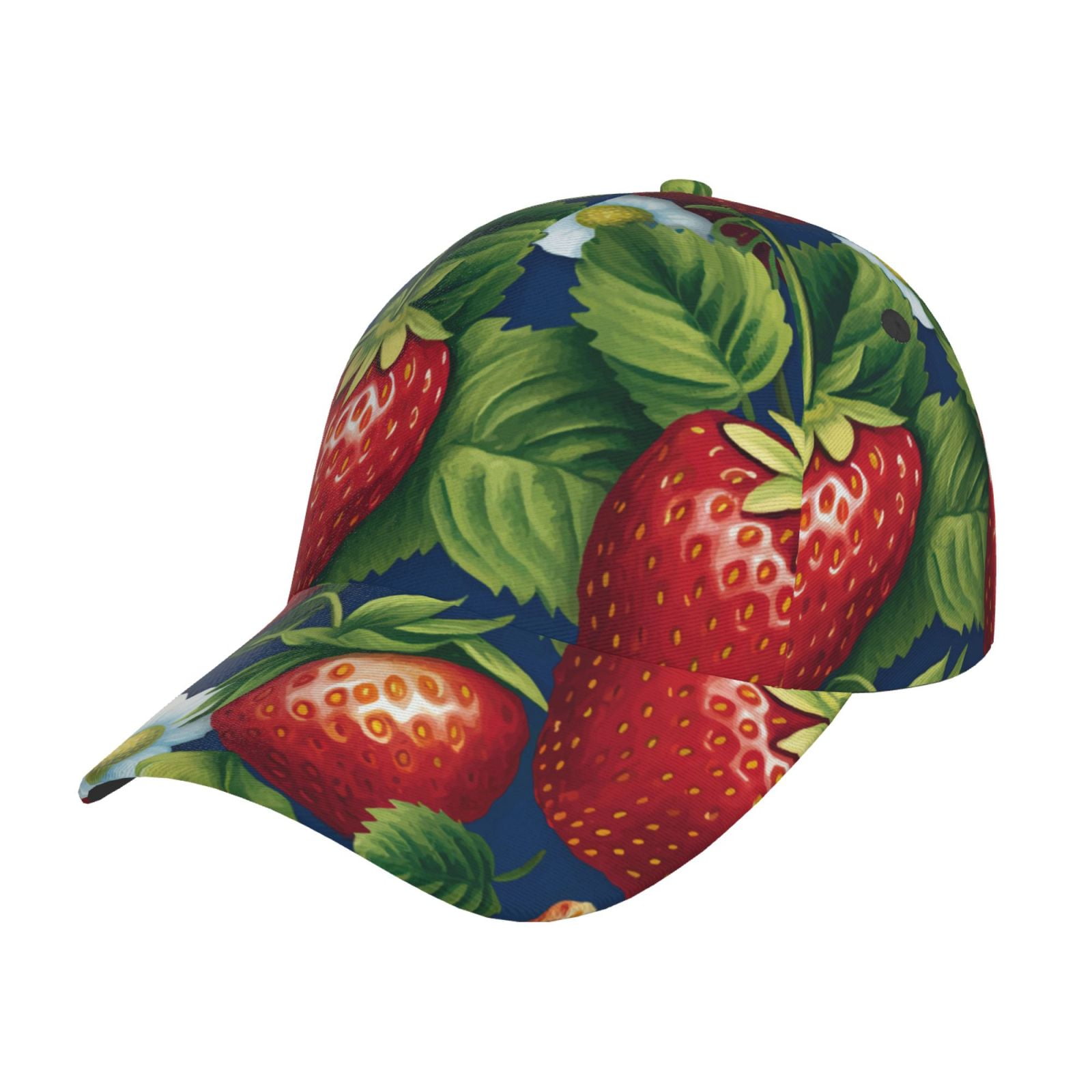 Fotbe Strawberry2 Baseball Cap, Strawberry2 Print Dad Hat,Outdoor Hat ...
