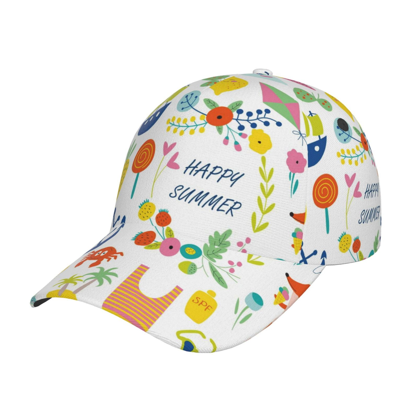 Fotbe Summer Animal Baseball Cap, Summer Animal Print Dad Hat,Outdoor ...