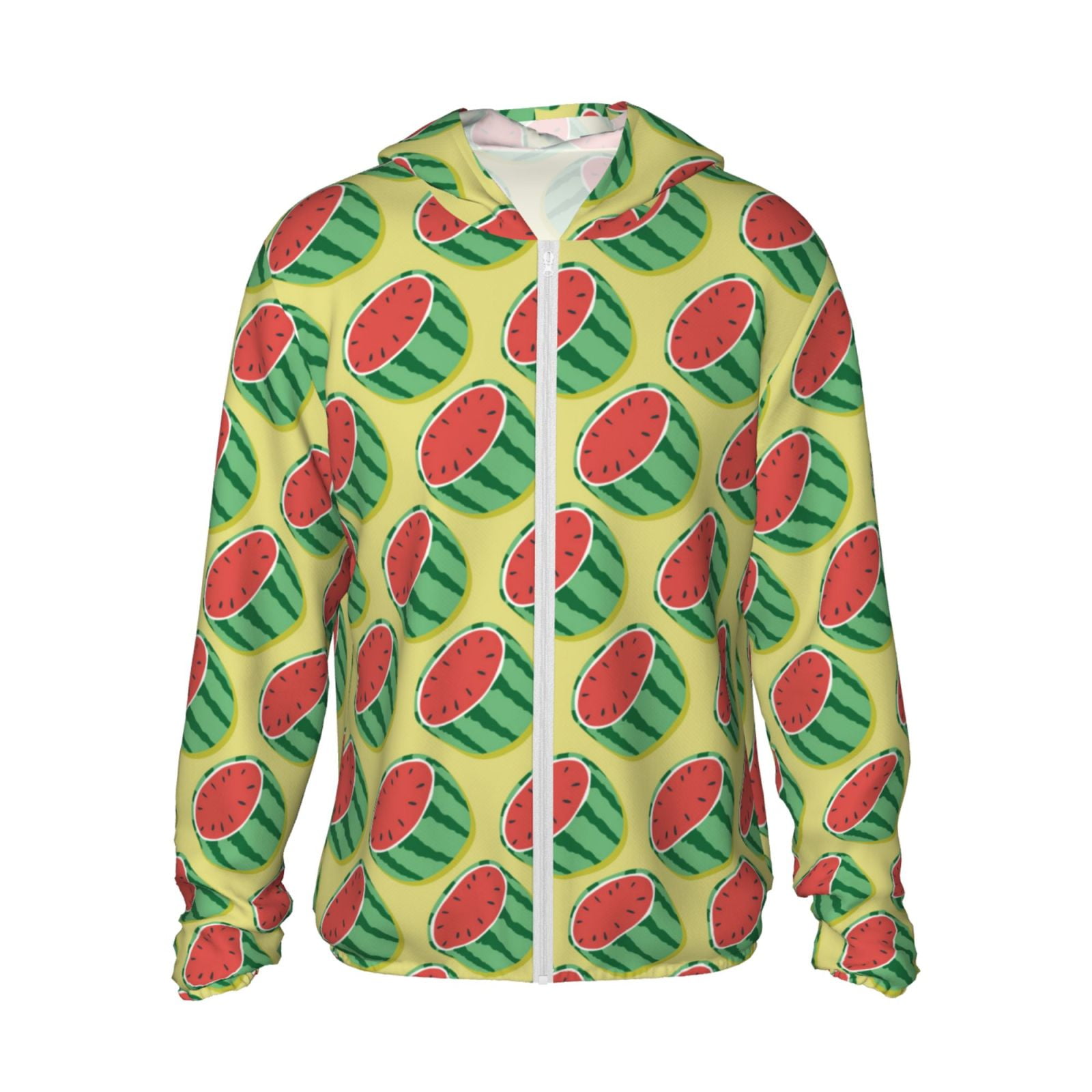 Fotbe Summer Watermelon Men's Women's UPF 50+ Sun Protection Jacket ...