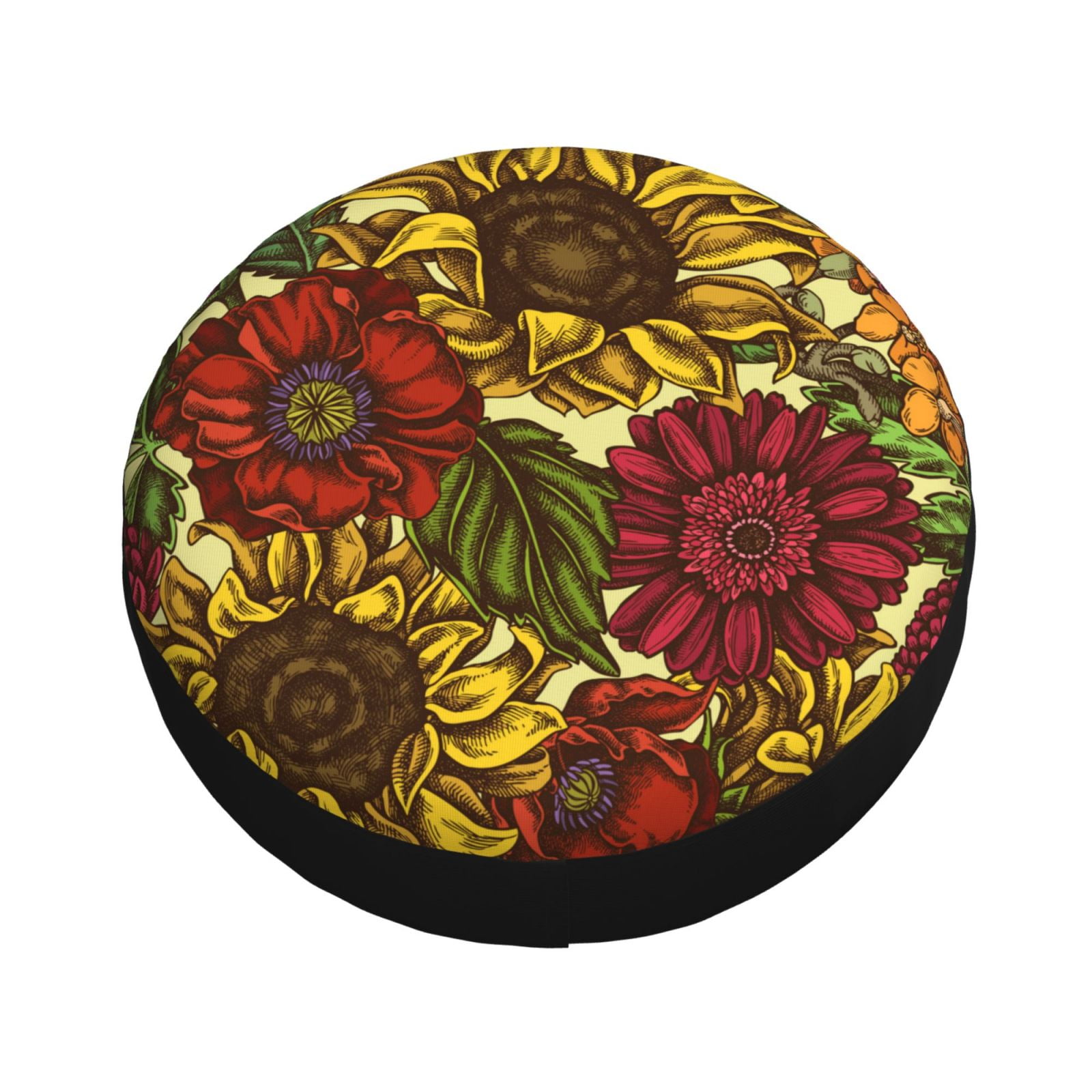 Fotbe Sunflower Spare Tire Cover Thickening Universal Fit for Jeep ...