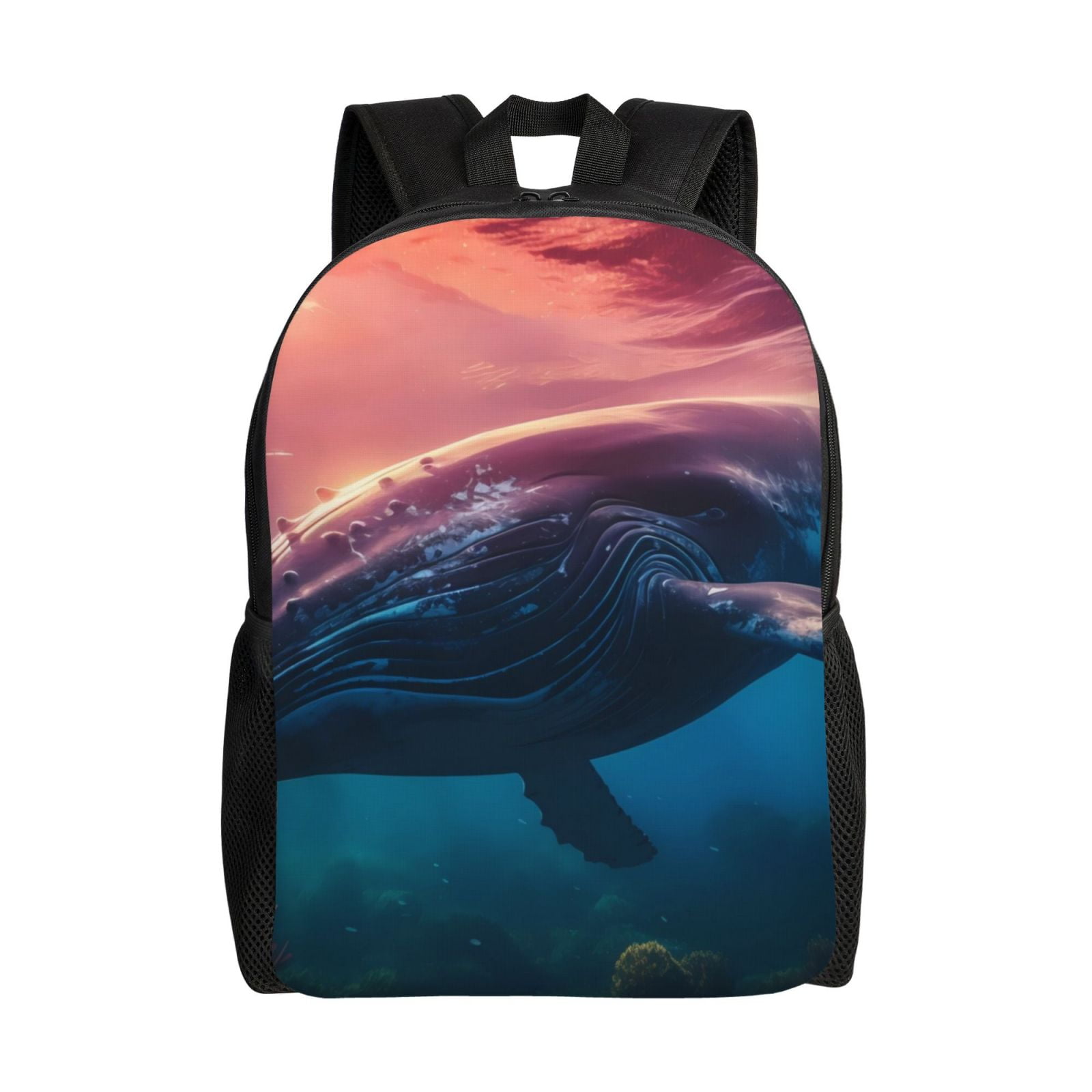 Fotbe Sunshine Ocean Whale Travel Laptop Backpack, Business Slim Sturdy ...