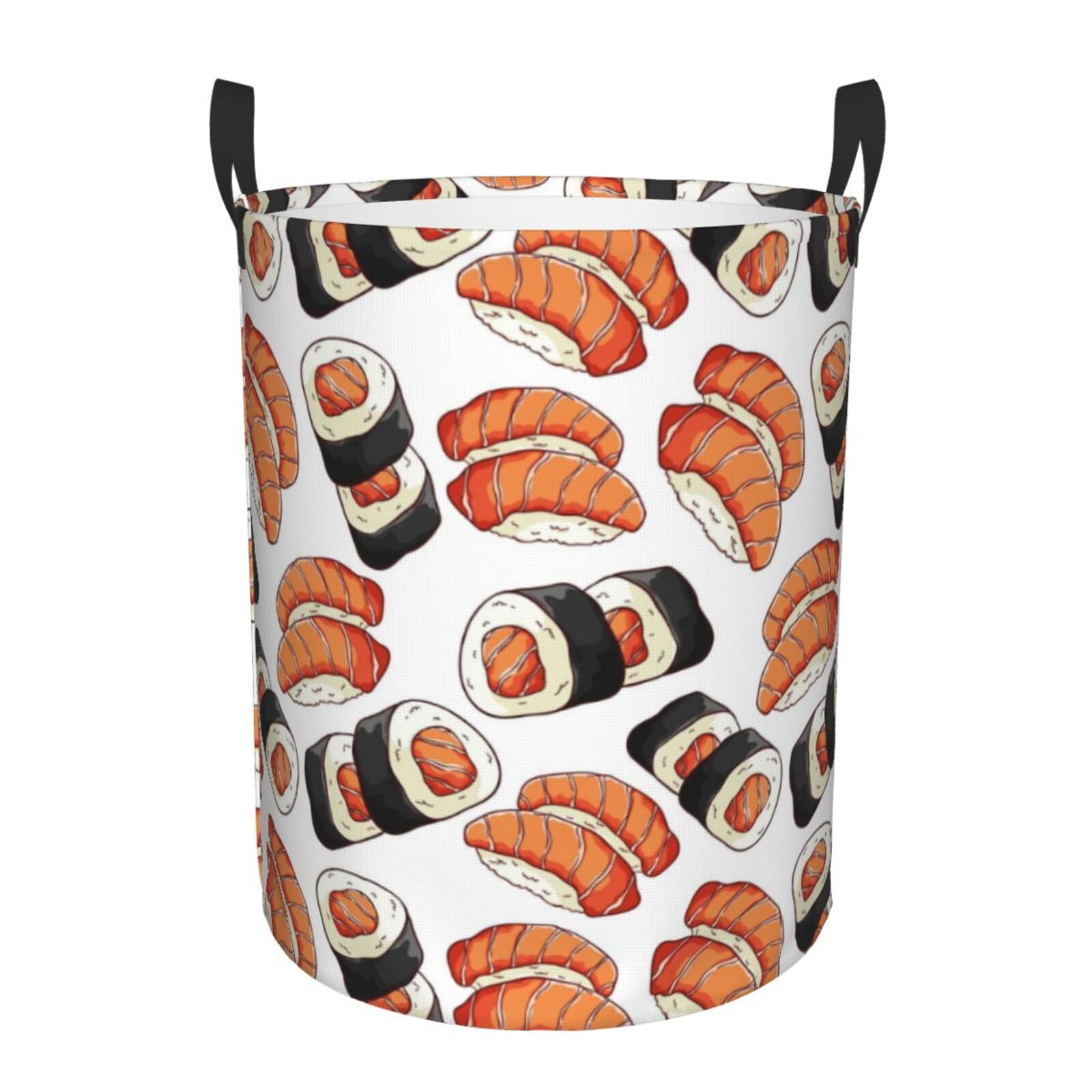 Fotbe Sushi Roll Laundry Basket with Handles, Waterproof Large Laundry ...