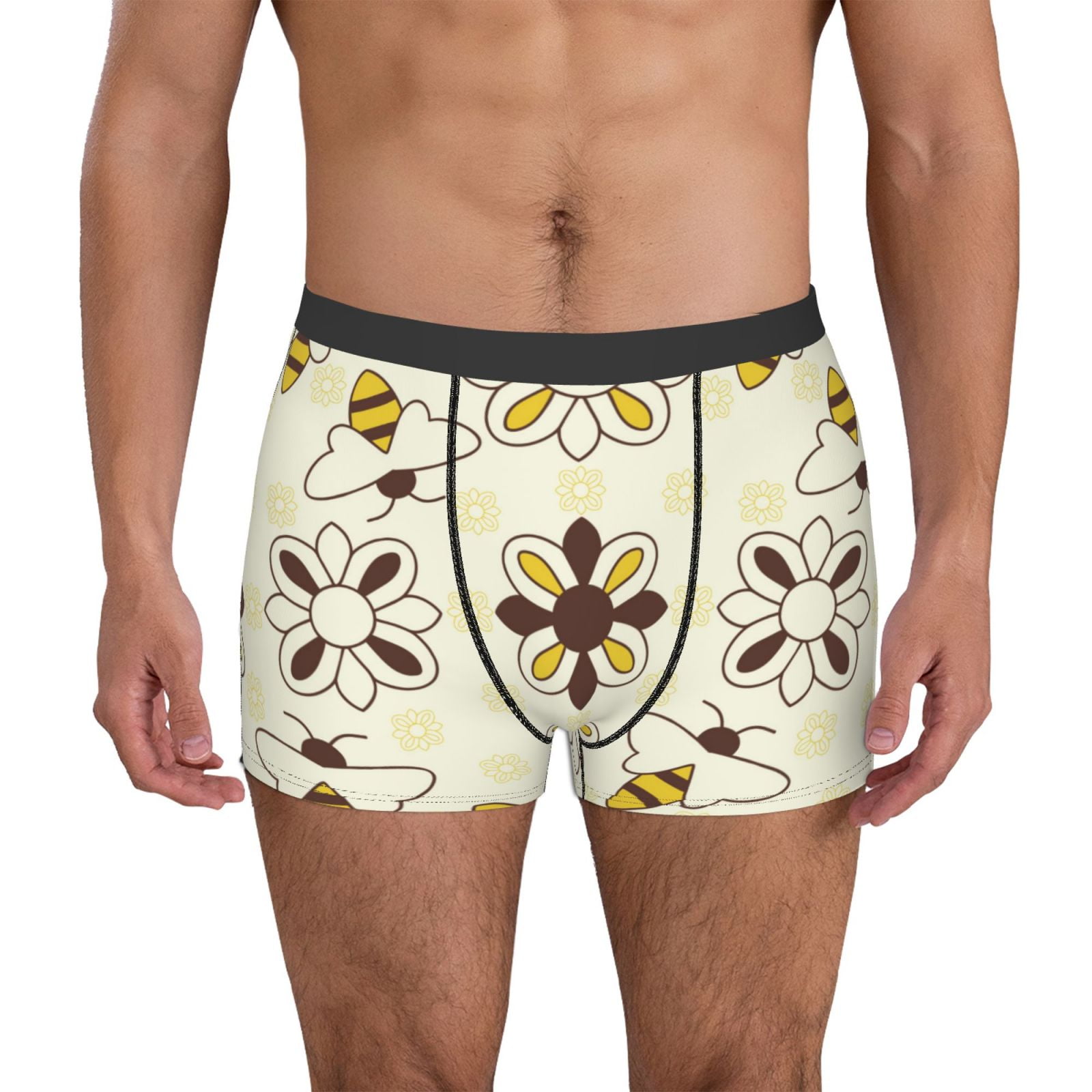 Fotbe Sweet Bee Men’s Total Support Pouch Boxer Briefs, X-Temp Cooling ...