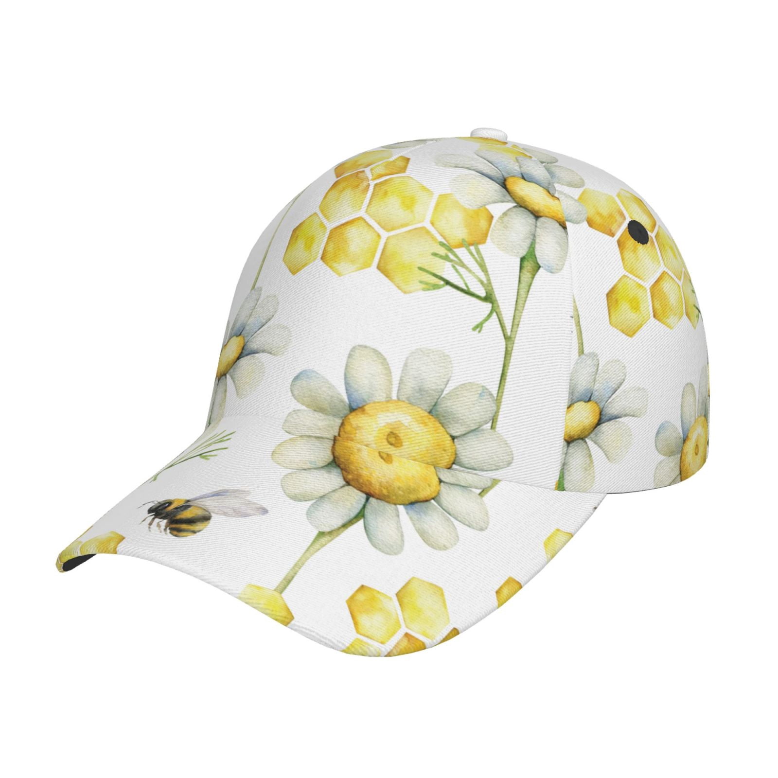 Fotbe Sweet Honey Baseball Cap, Sweet Honey Print Dad Hat,Outdoor Hat ...