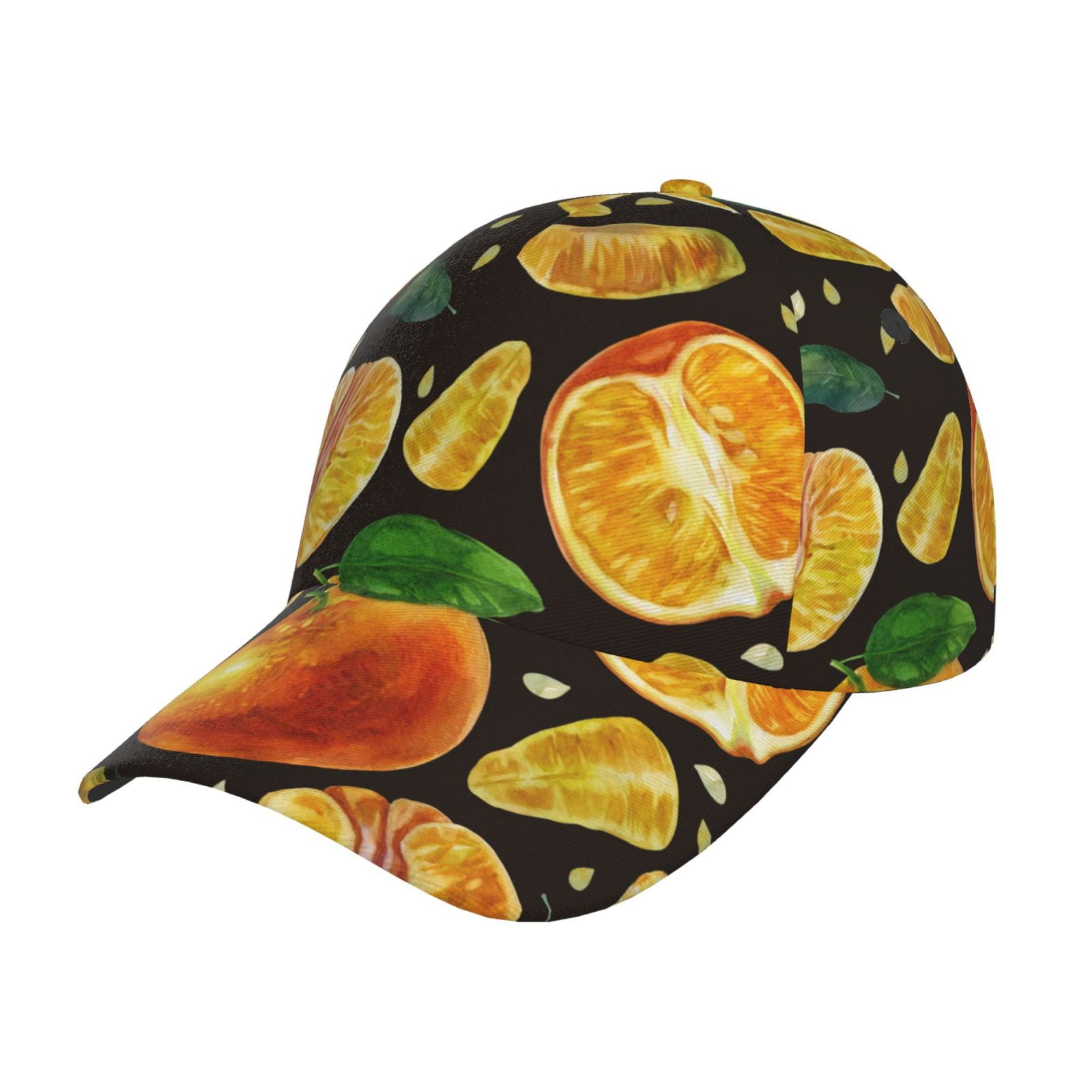 Fotbe Tangerine Baseball Cap, Tangerine Print Dad Hat,Outdoor Hat ...