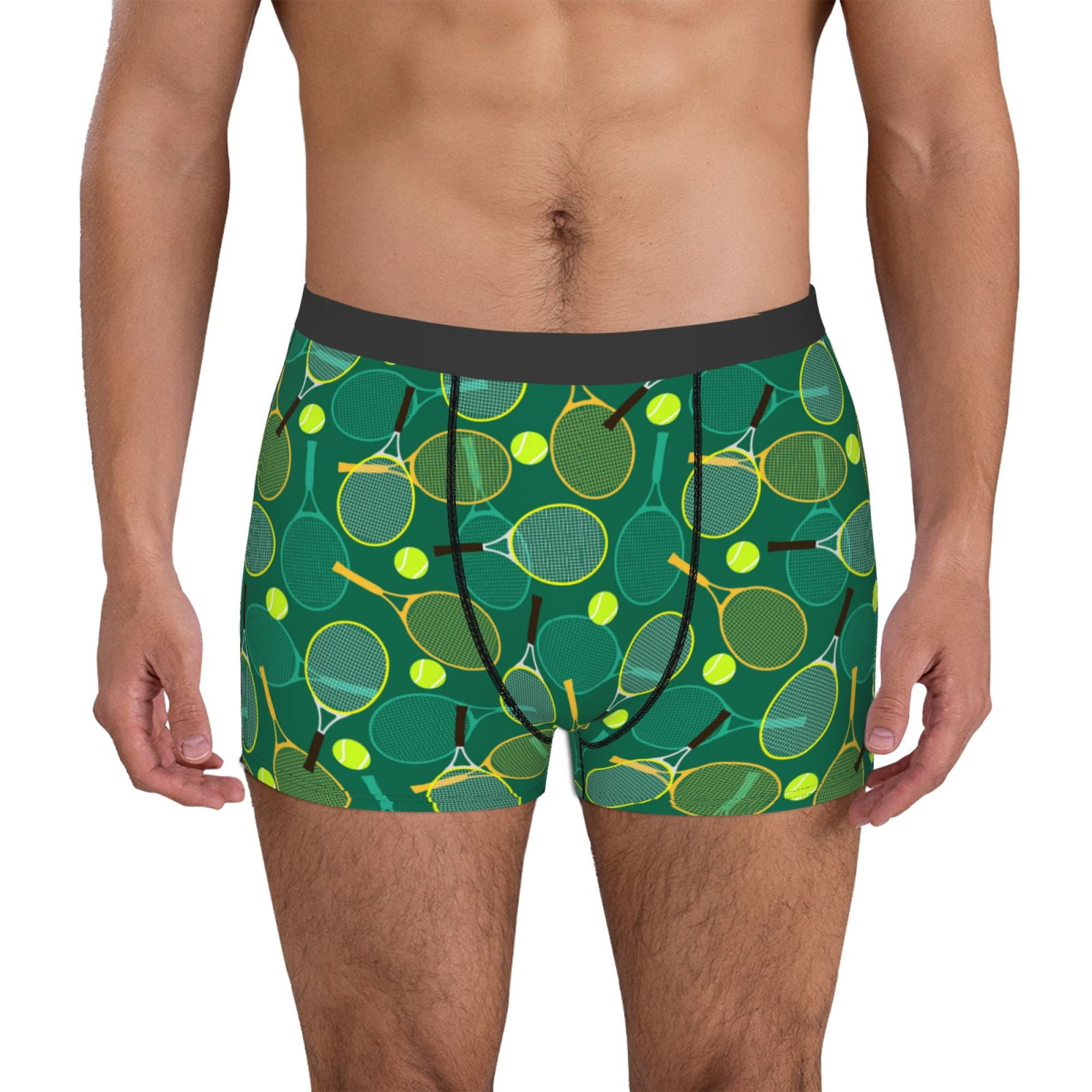 Fotbe Tennis Rackets and Balls Men’s Total Support Pouch Boxer Briefs ...