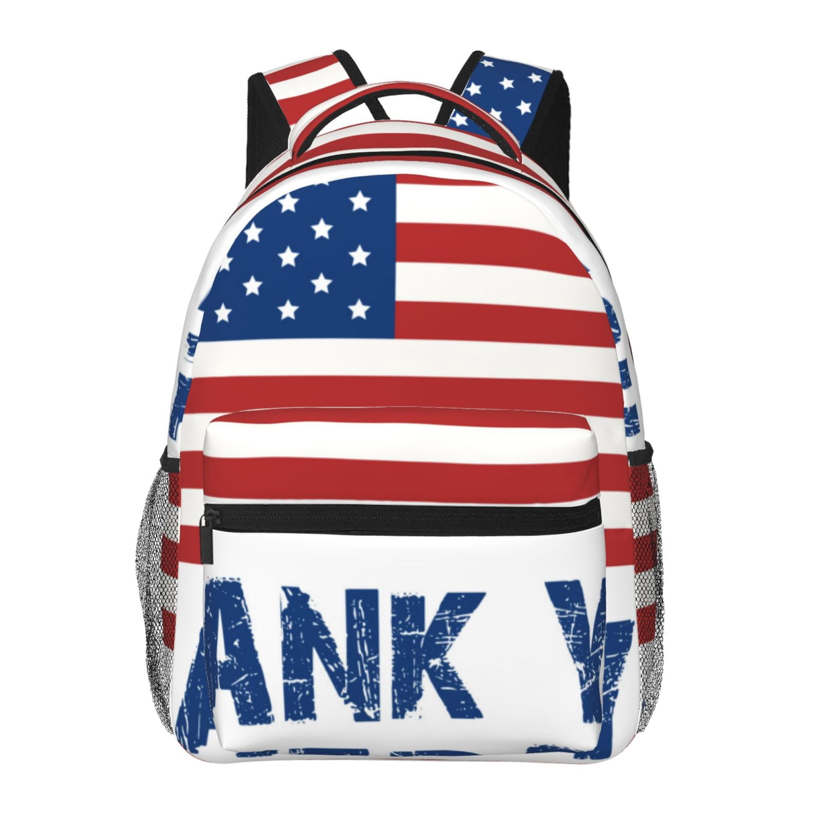 Fotbe Thank You Veterans Pattern Casual Backpack for School, Travel ...
