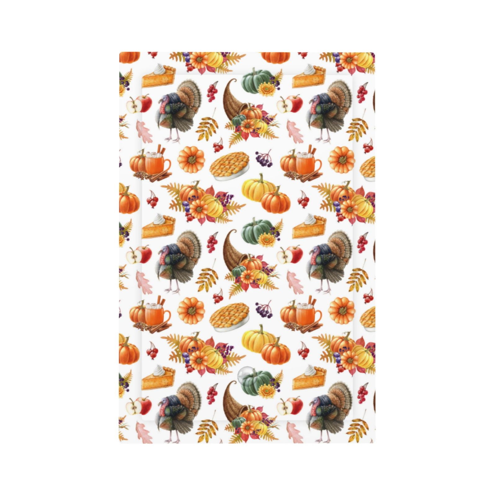 Fotbe Thanksgiving Turkeys 1 Print Duplex Receptacle Wall Plate, 1-Gang ...