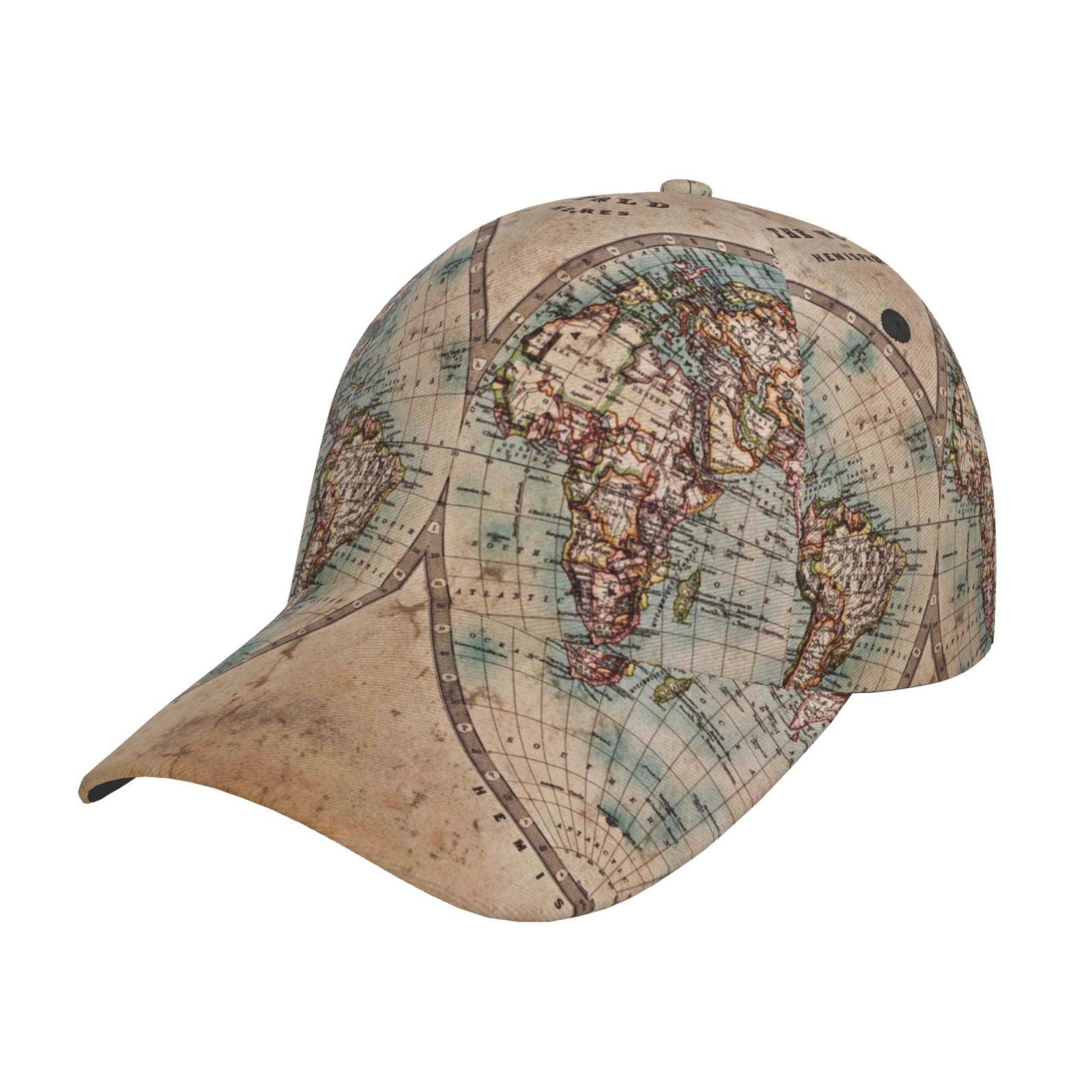 Fotbe The World Is Hemisphere Baseball Cap, The World Is Hemisphere ...