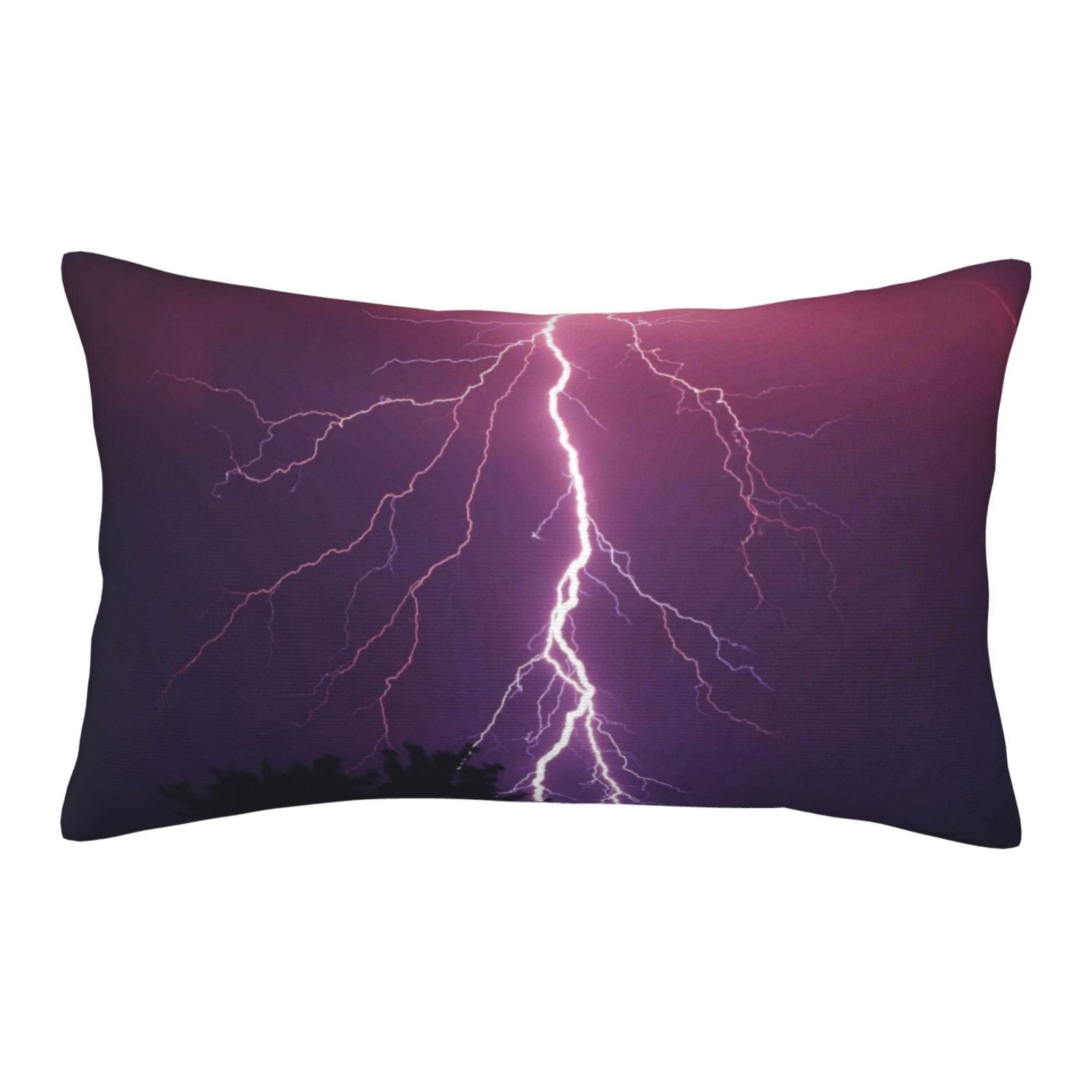 Fotbe Thunderstorm Violet Purple Pillow Cases - Envelope Closure ...
