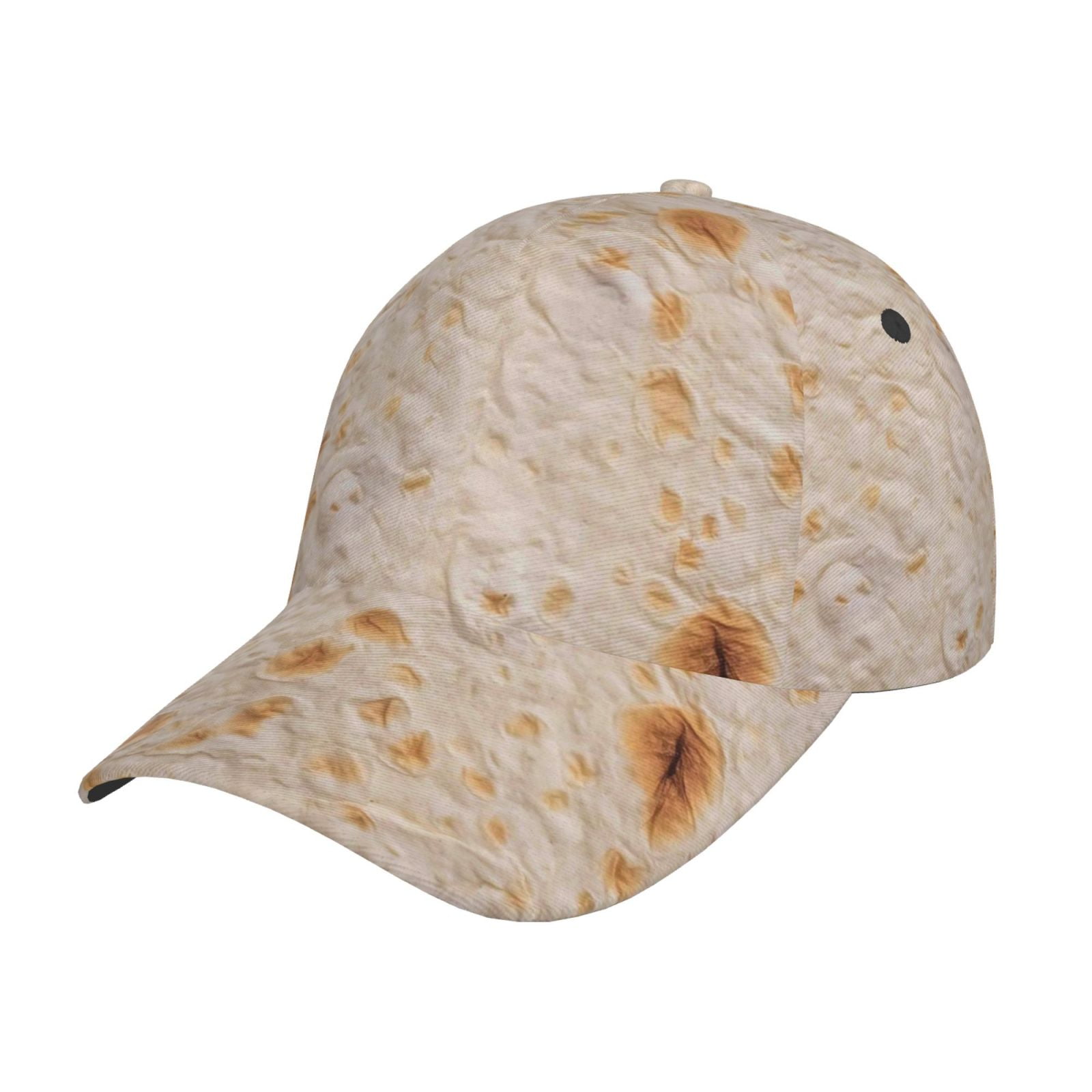 Fotbe Tortilla Baseball Cap, Tortilla Print Dad Hat,Outdoor Hat ...
