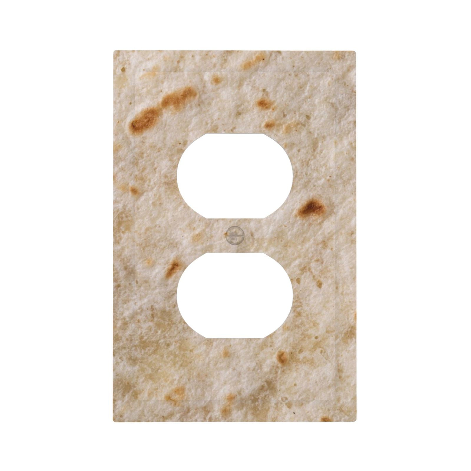 Fotbe Tortilla Print Duplex Receptacle Wall Plate, 1-Gang 5.0" x3.0 ...