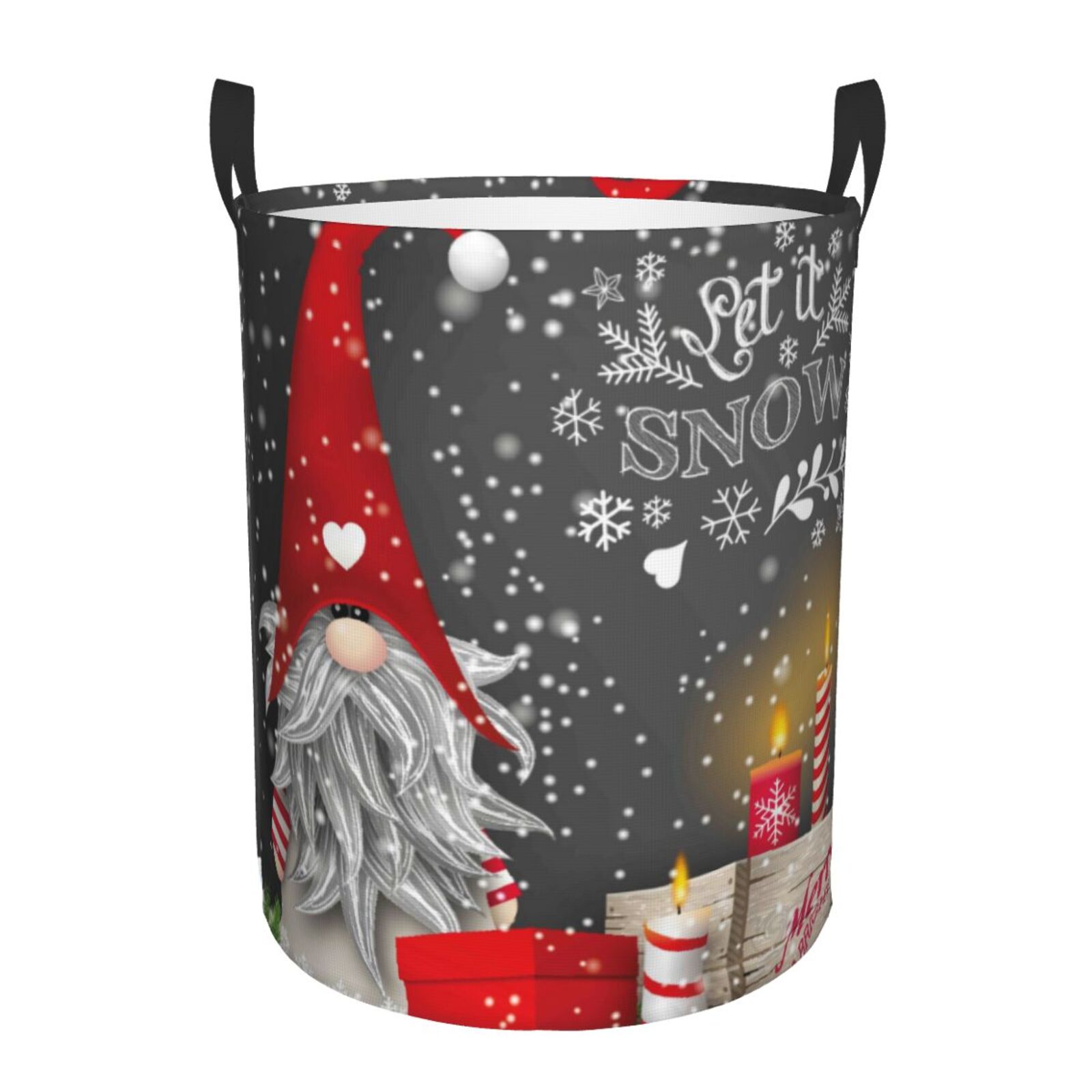 Fotbe Traditional Scandinavian Dwarf Laundry Basket with Handles ...