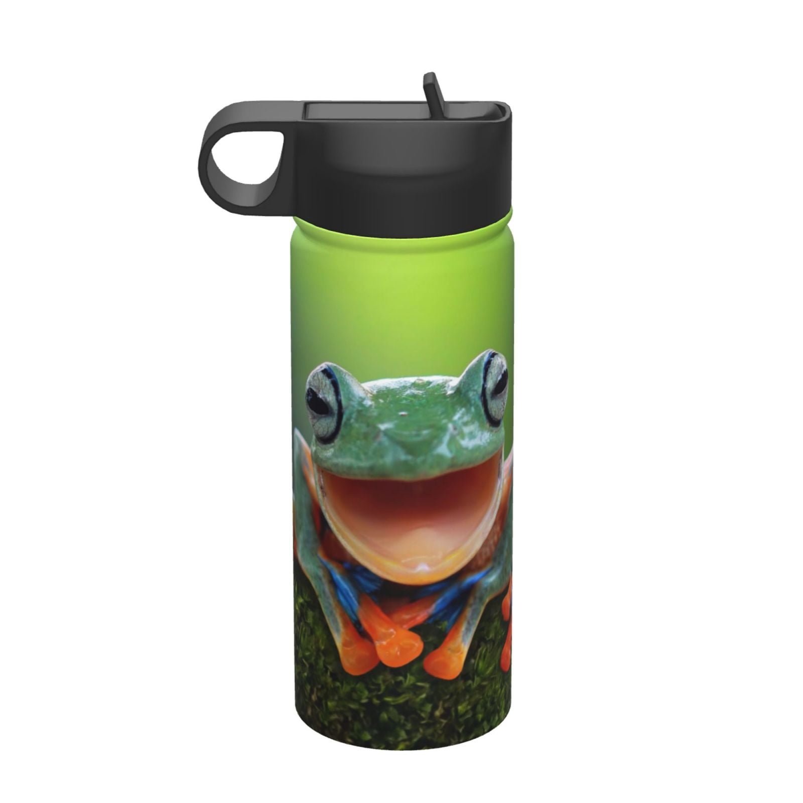 Fotbe Tree Frog Pattern 18oz Sports Insulated Kettle Stainless Steel ...